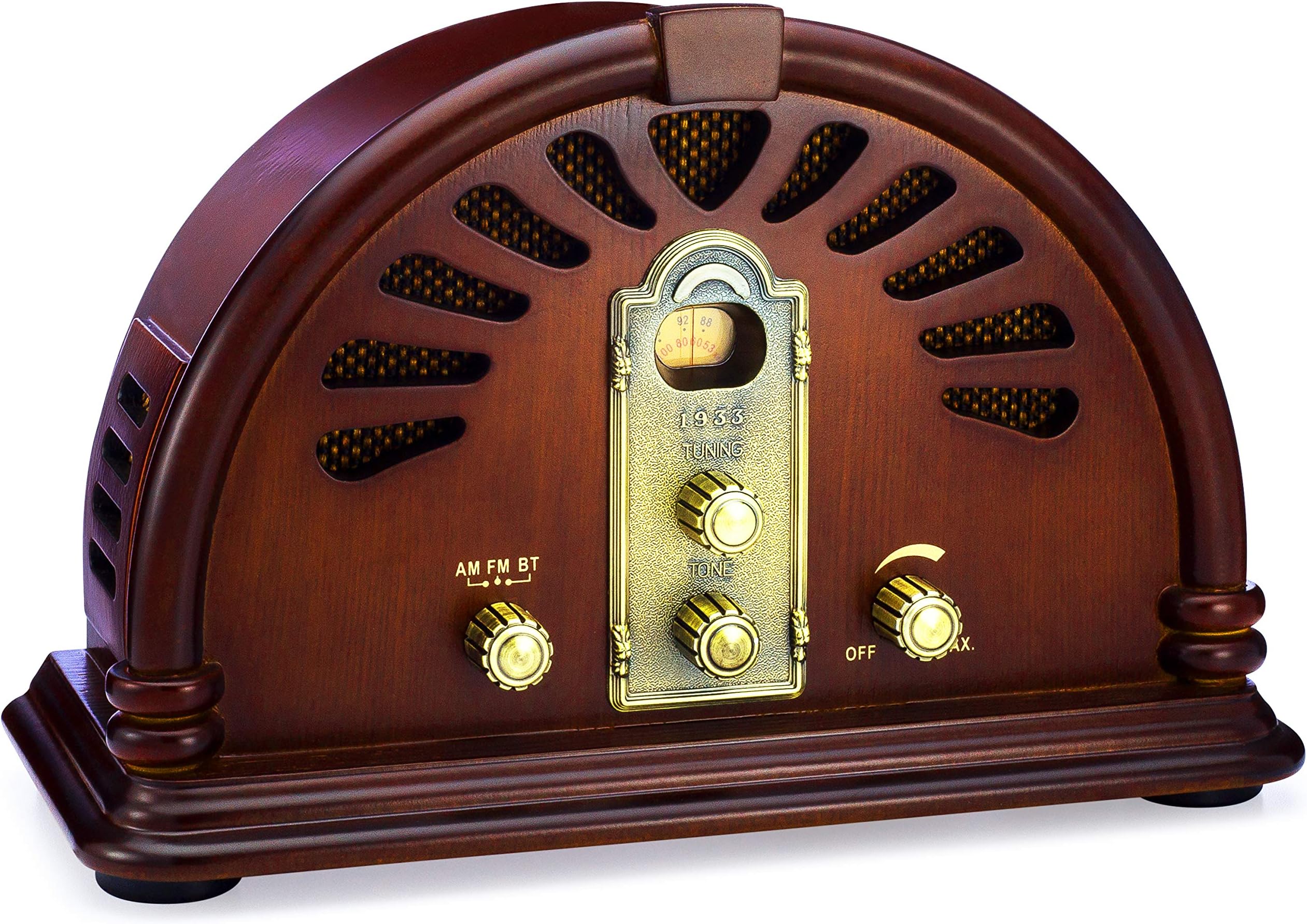 Amazon.com: ClearClick Classic Vintage Retro Style AM/FM Radio with ...