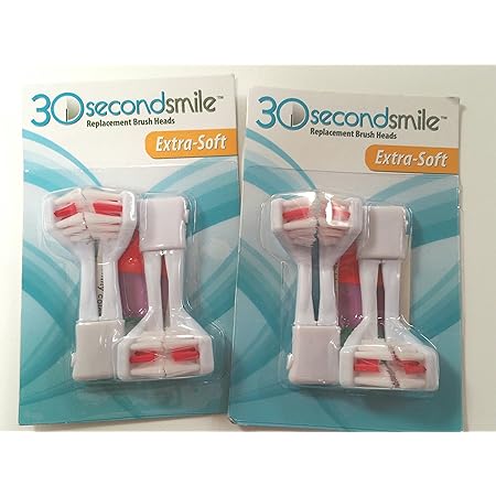 Amazon.com: 30 Second Smile - Ultra Extra Soft (4 Pack) Dual Brush ...