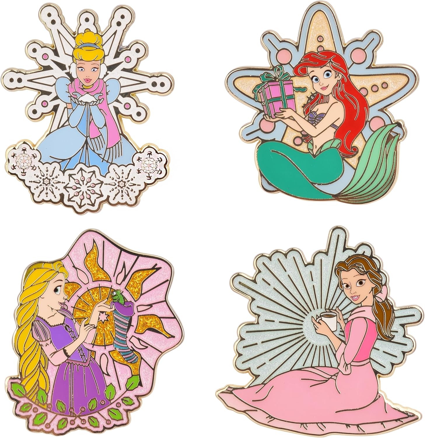 Disney Winter Princess Surprise Pack (1 pin per box) Princesses include ...