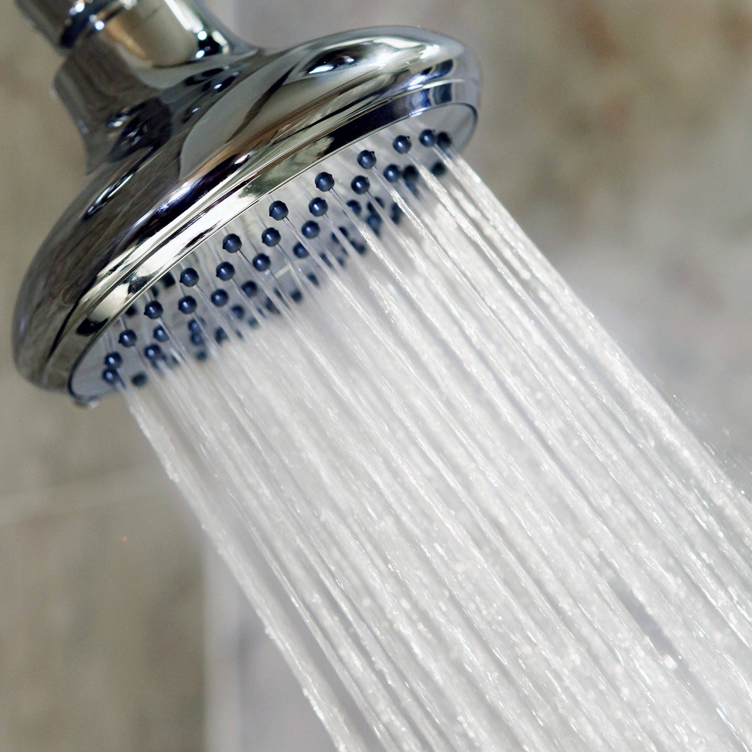 Snapklik.com : Duchas High Flow Shower Head - The 4 Inch Wall Mount ...