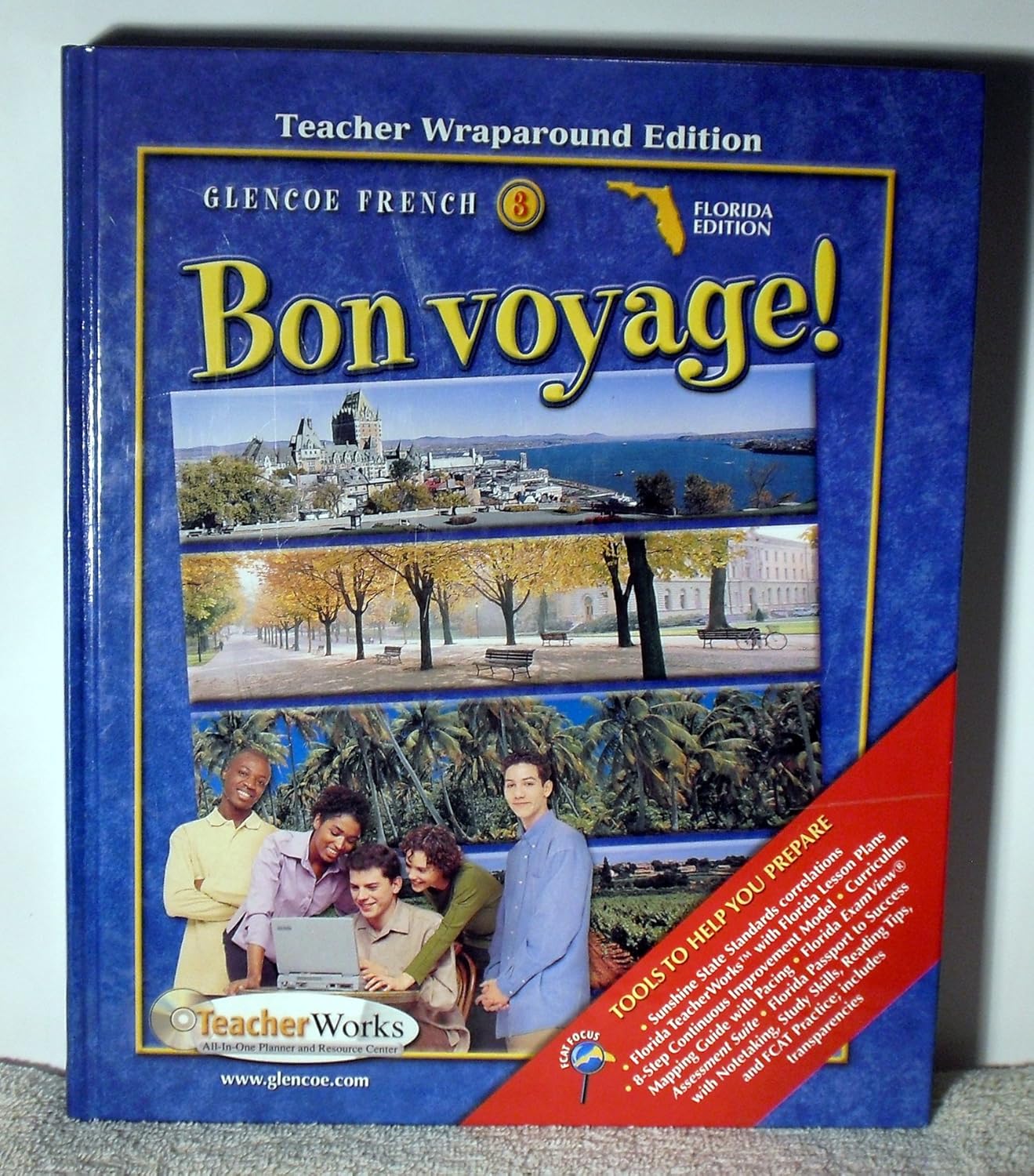 Glencoe French 3 Bon Voyage! (Florida Edition, Teacher Wraparound ...