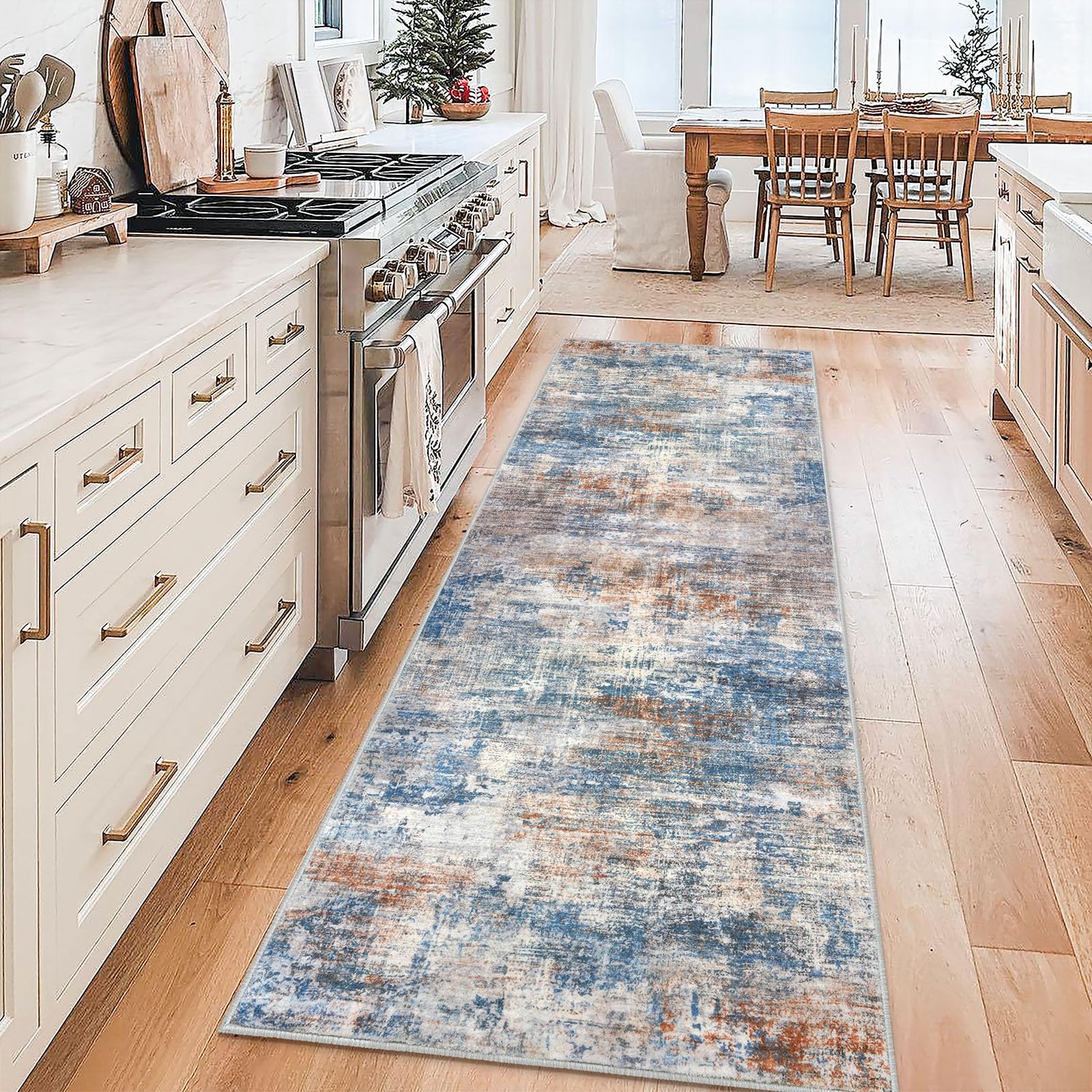 Amazon.com: IOHOUZE Abstract Runner Rug 3x8 Ft Washable Runners for ...