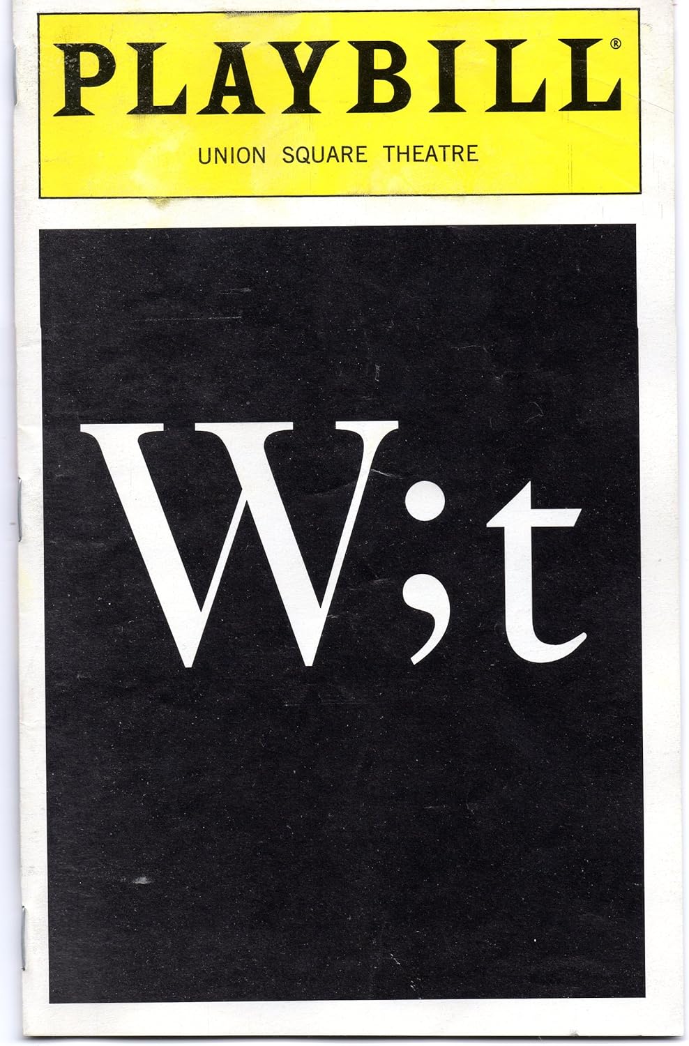 WIT - PLAYBILL - may 1999 - VOL. 99 - NO. 5 at Amazon's Entertainment ...