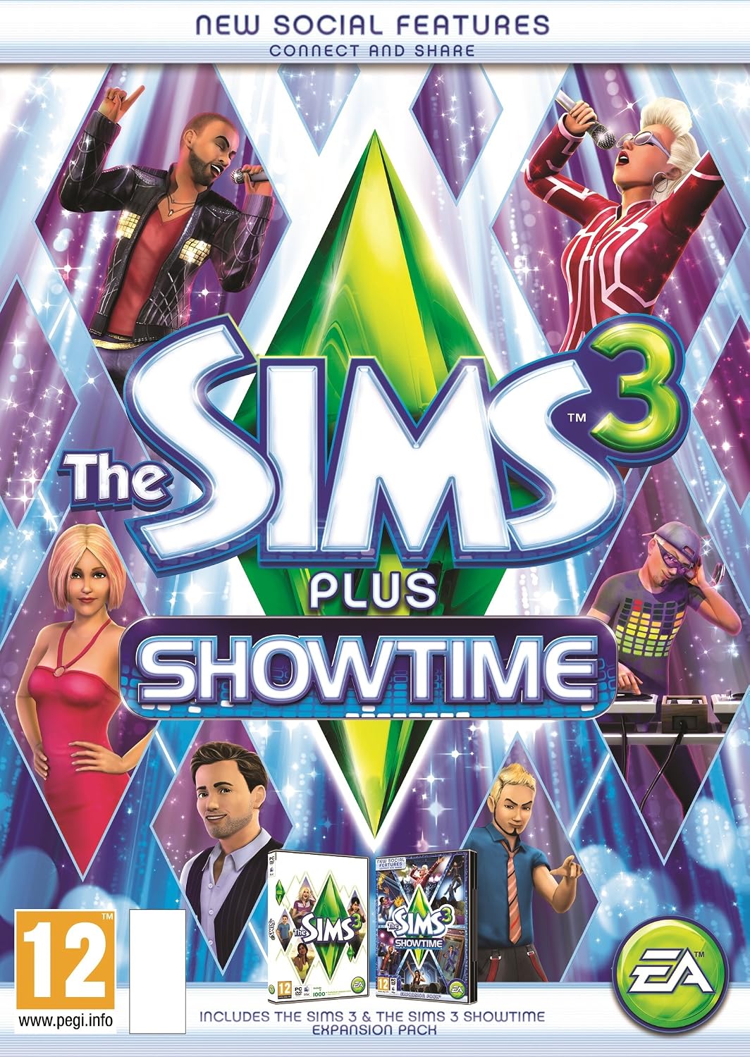 THE SIMS 3 PLUS SHOWTIME PC [Online Game Code] : Amazon.co.uk: PC ...