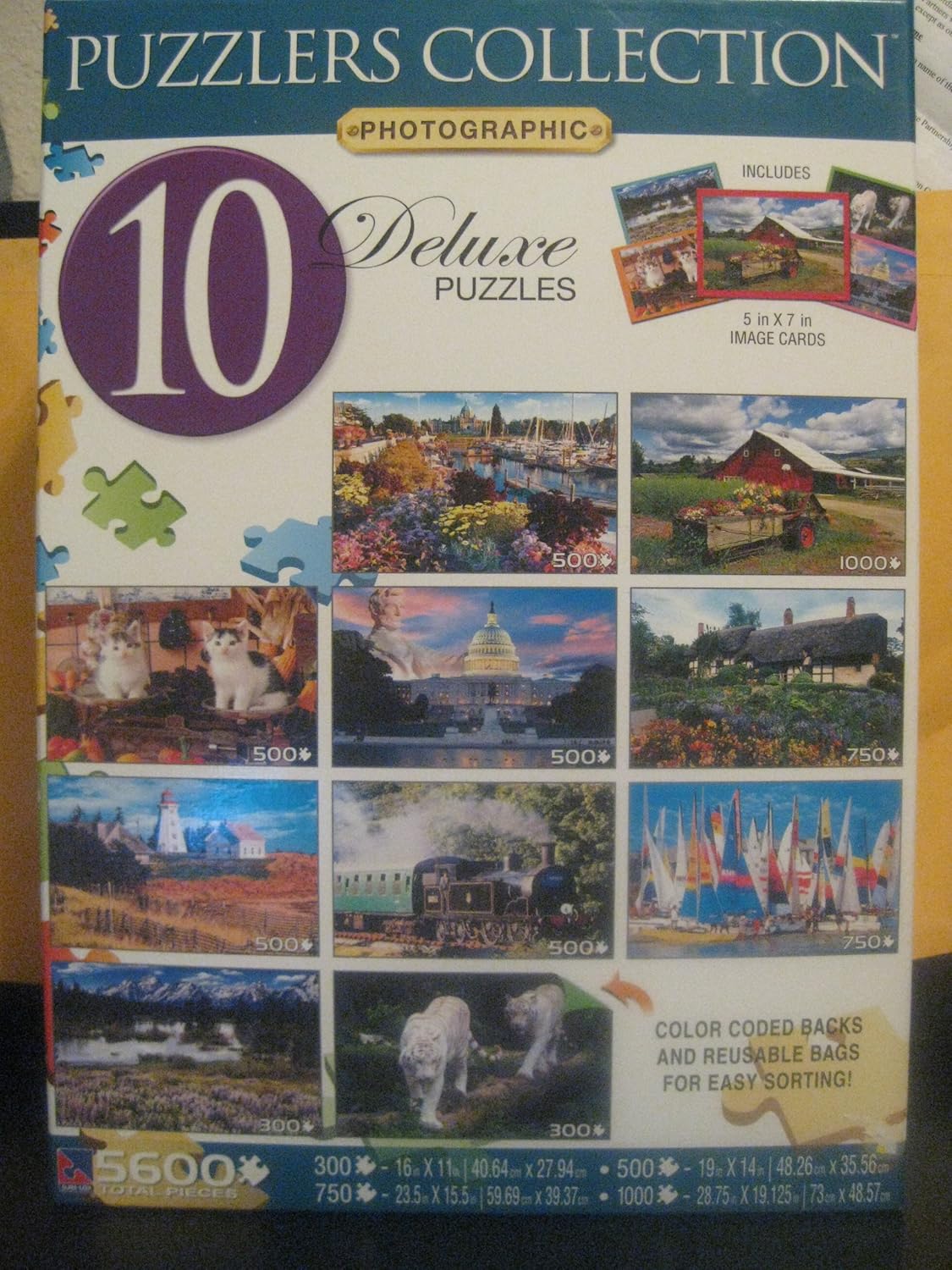 Amazon.com: Puzzlers collection - 10 Deluxe Puzzles - Photographic ...