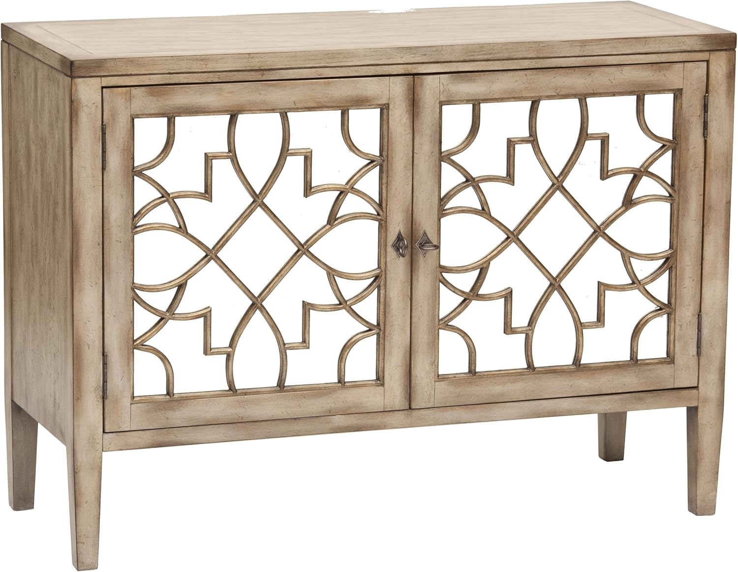 Amazon.com: Sanctuary Two Door Mirrored Console : Home & Kitchen