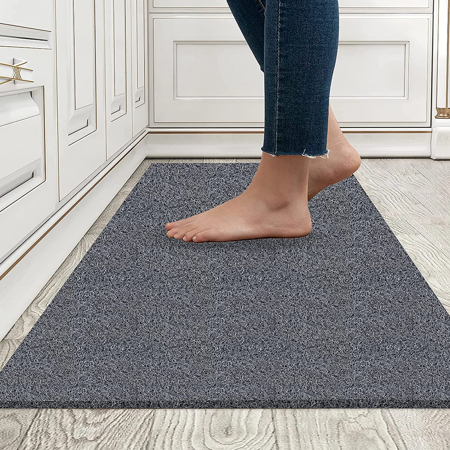 Buy KING PVC Cushion Dirt Rub Off Mesh Entrance Doormat Foot Mat with ...