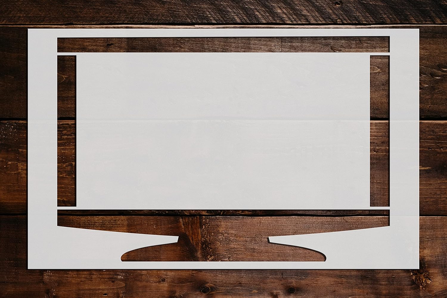 Amazon.com : Monitor Stencil DIY Reusable Craft and Painting Wall ...