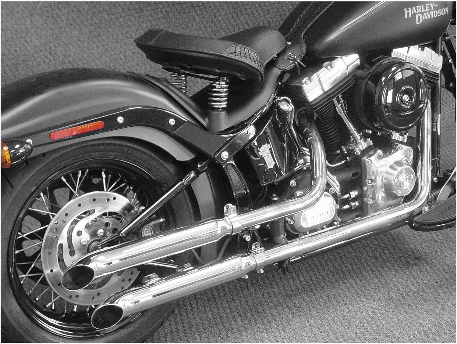 Amazon.com: Cycle Shack 2 1/2in. Slip-On Mufflers - Turn Out MHD-239TO ...