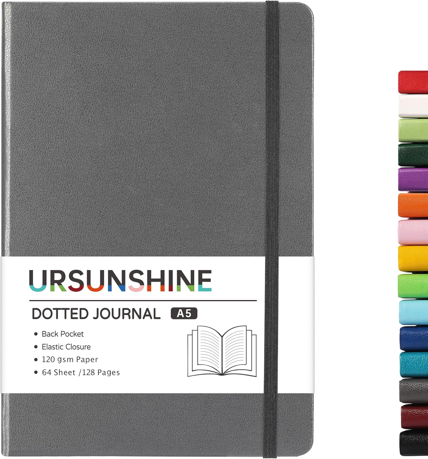 Amazon.com : URSUNSHINE Dotted Journal/Notebook - Dot Grid Hard Cover ...