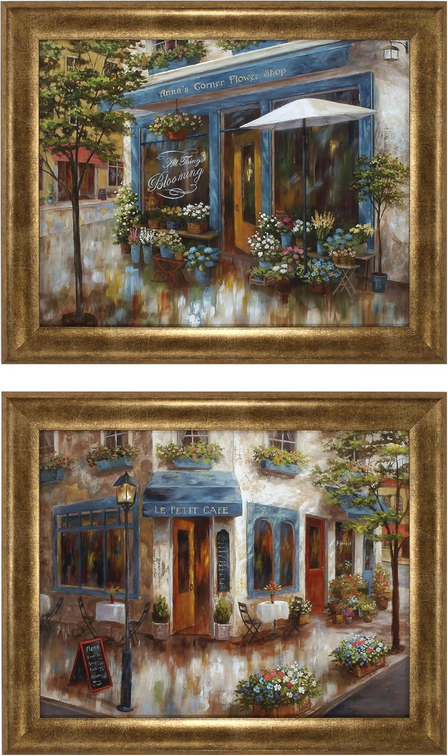 Amazon.com: Propac Images Shop Cafe Framed Art, 2-Pack: Posters & Prints