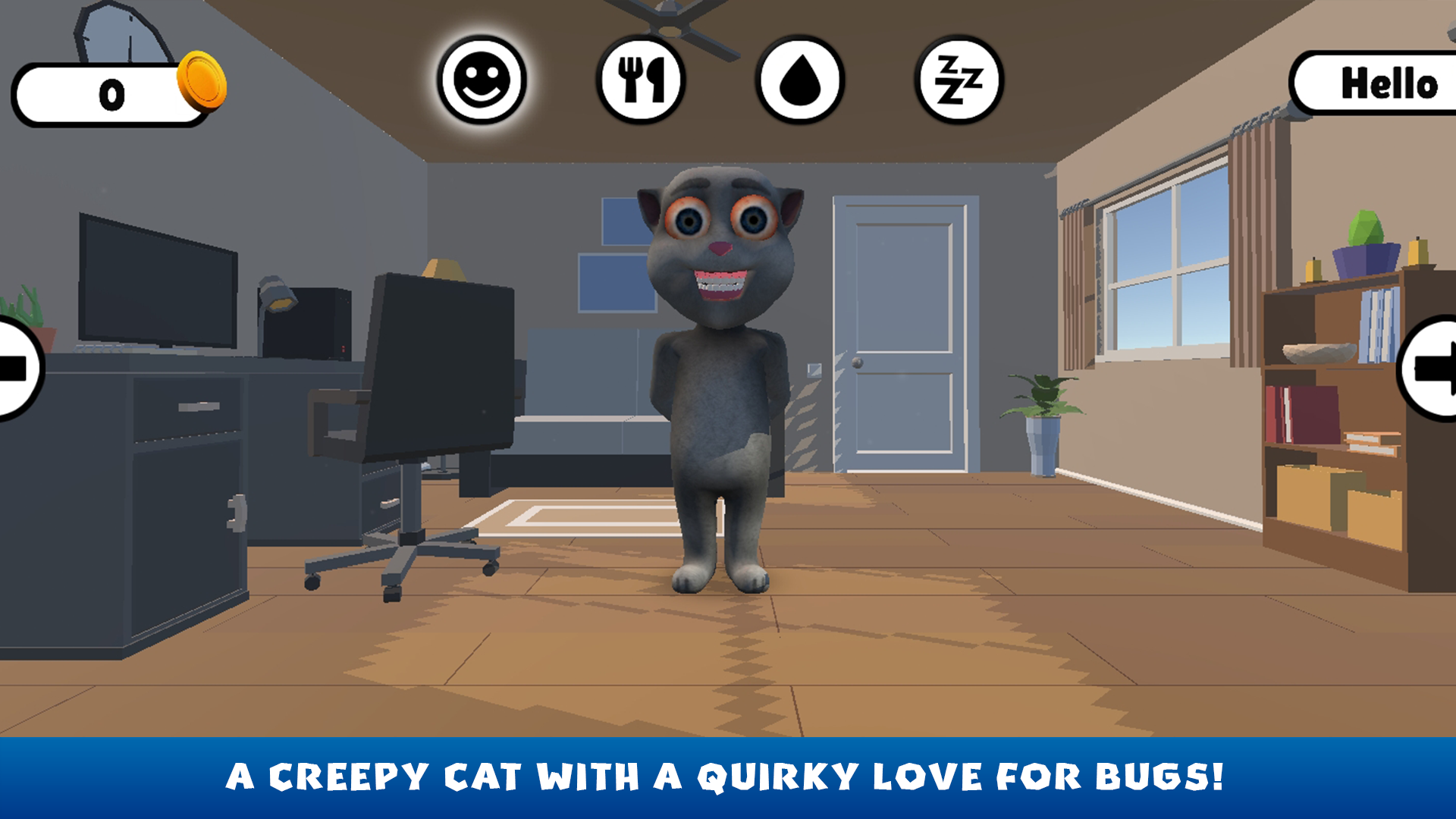 Creepy Cat Talks: Bug Muncher - App on Amazon Appstore