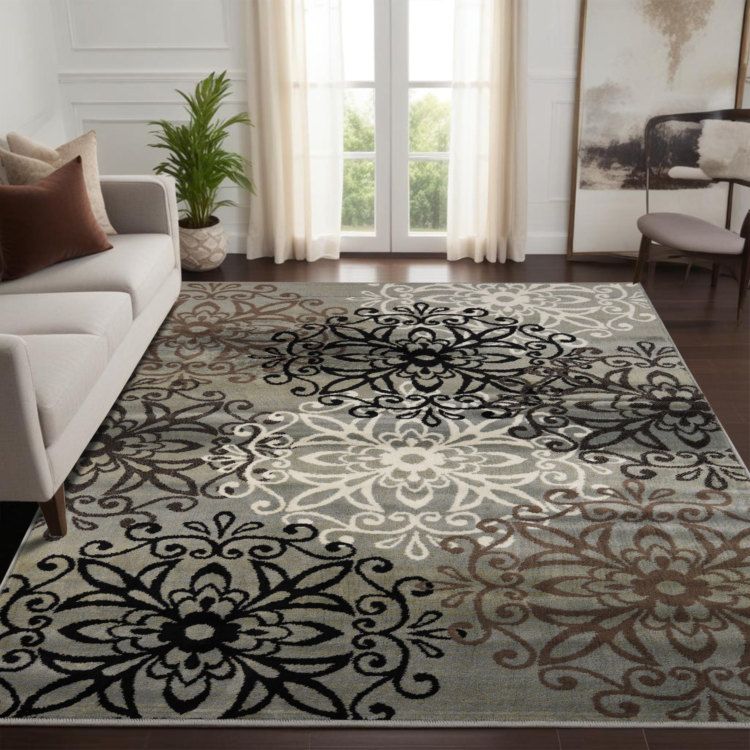 Amazon.com: Superior Indoor Small Area Rug for Bedroom, Living/Dining ...