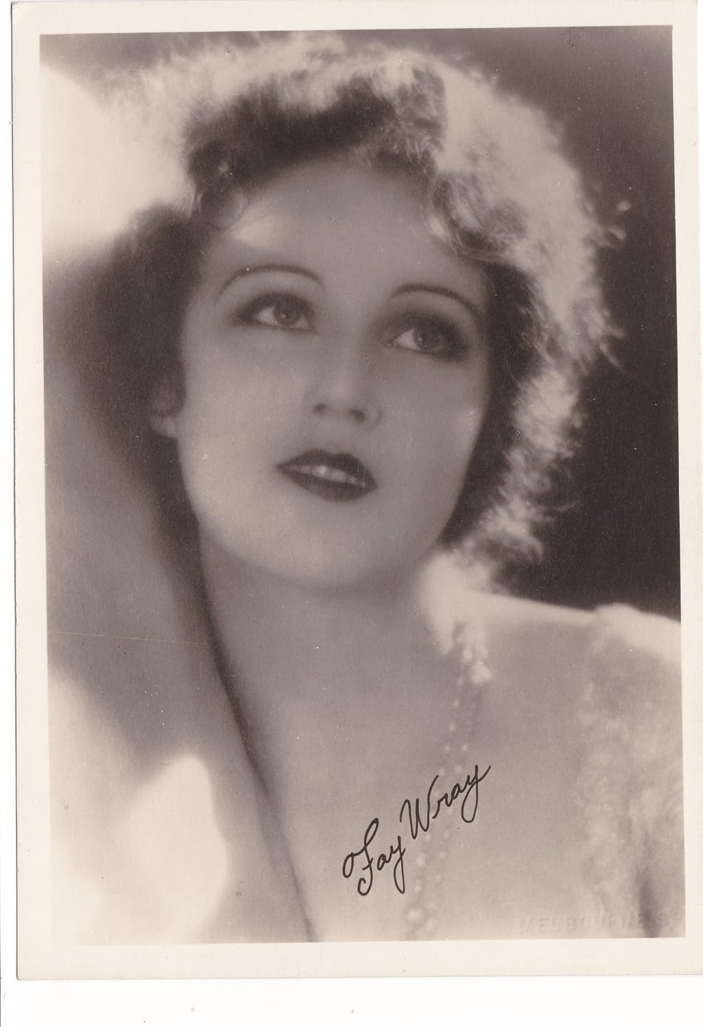 Authentic Original 1930s Fay Wray Studio Fan Photo With Printed ...