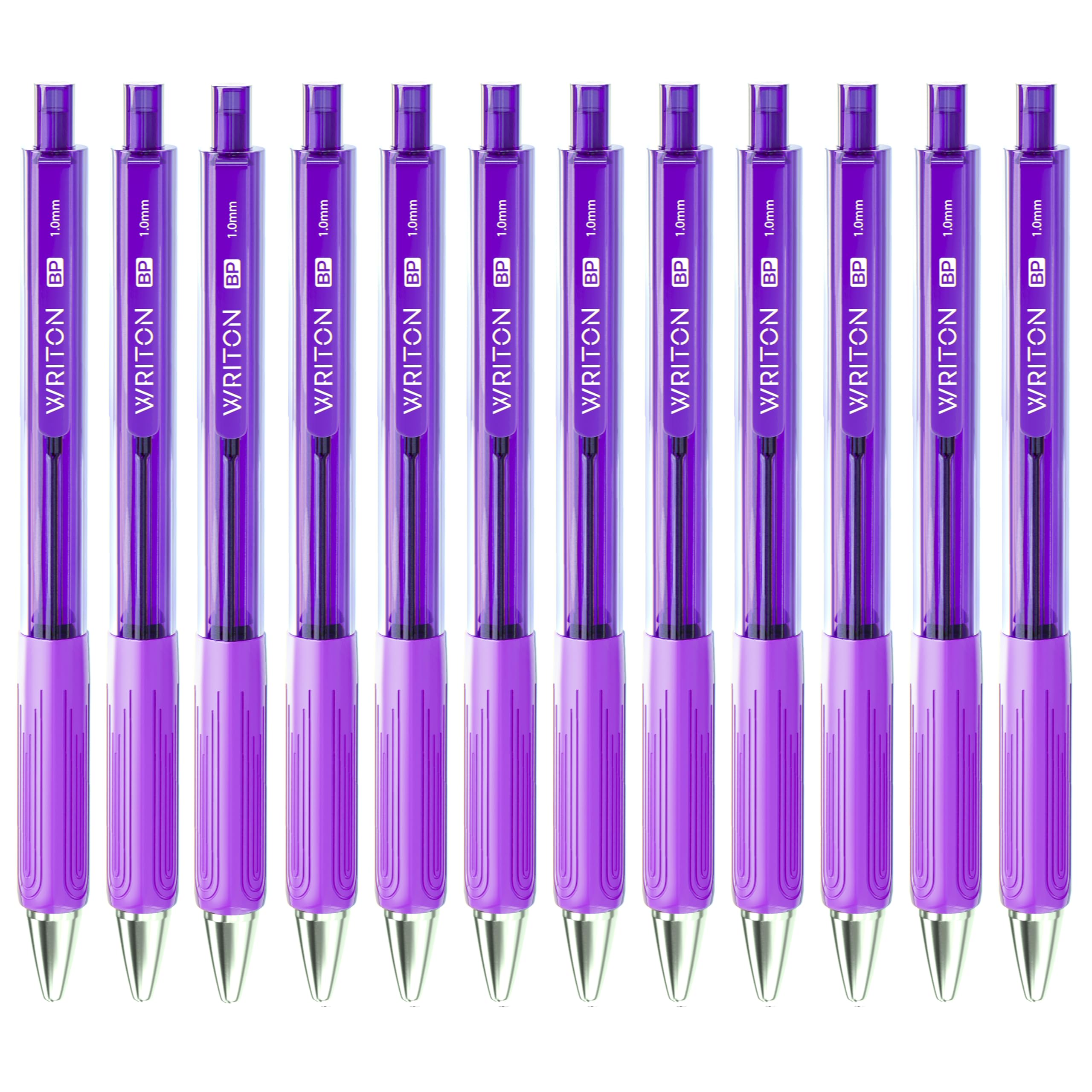 Snapklik.com : Retractable Ballpoint Pens, Triangle Grip And Barrel, 1 ...