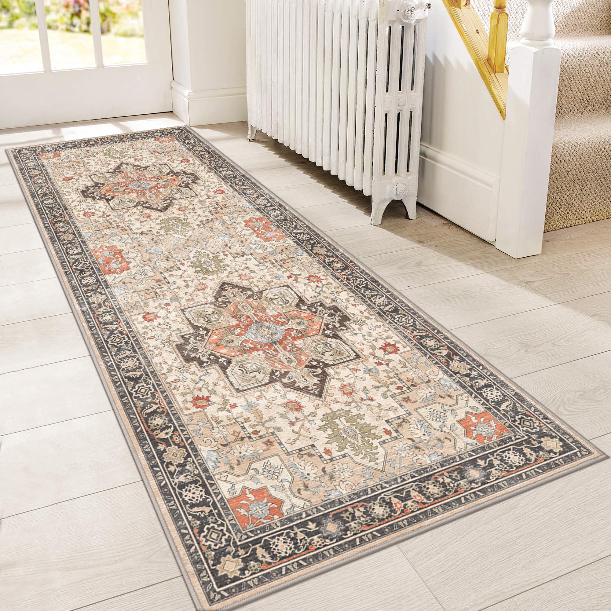 Snapklik.com : 2x10 Runner Rugs For Hallway, Machine Washable Non Slip ...
