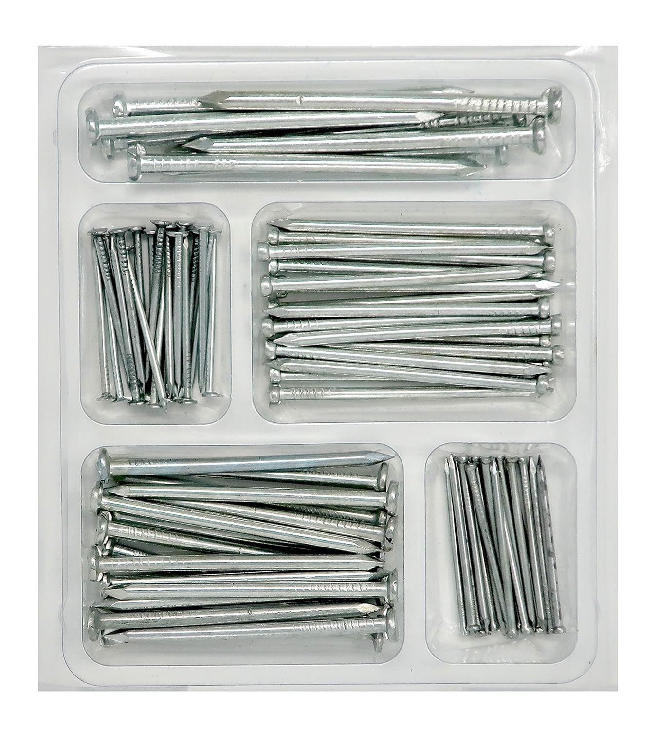 Hardware Nails Assortment Kit, Includes Wire, Finish, Common, Brad and ...