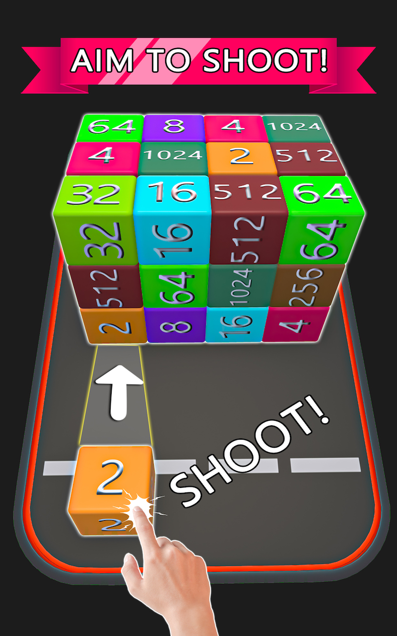 2048 Cube merge Shooter game - App on Amazon Appstore