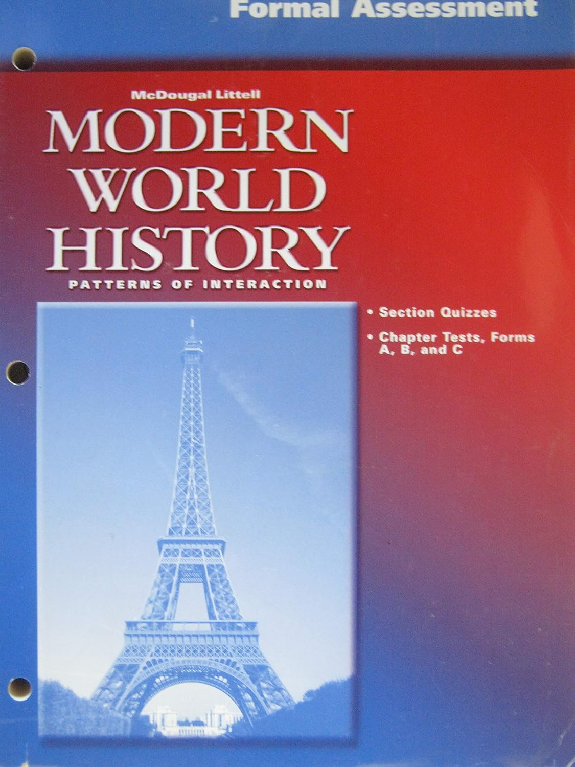 Amazon.com: Formal Assessment Modern world History Patterns of ...