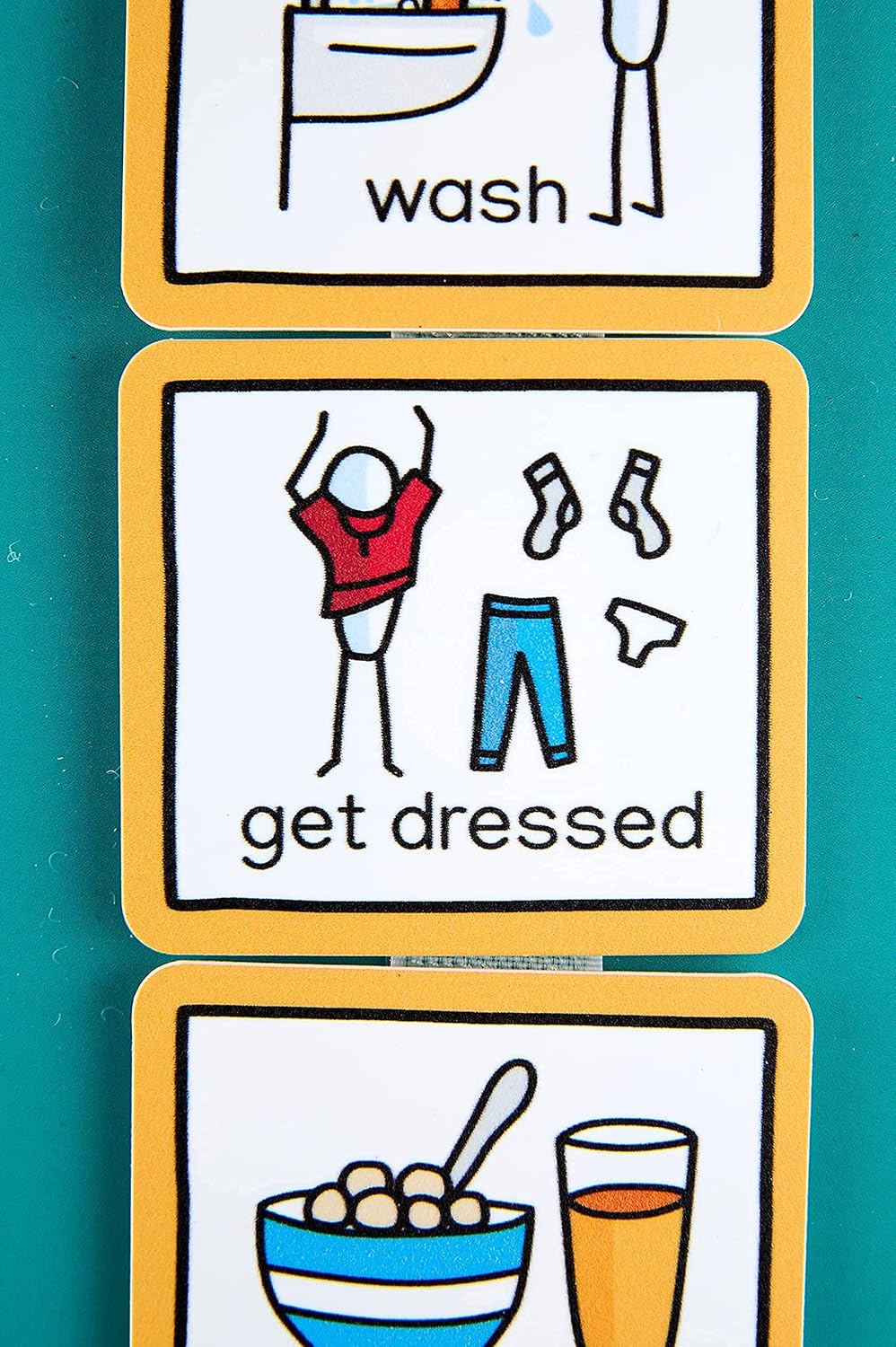 Create Visual Aids Visual Timetable for Home with 35 picture cards to ...