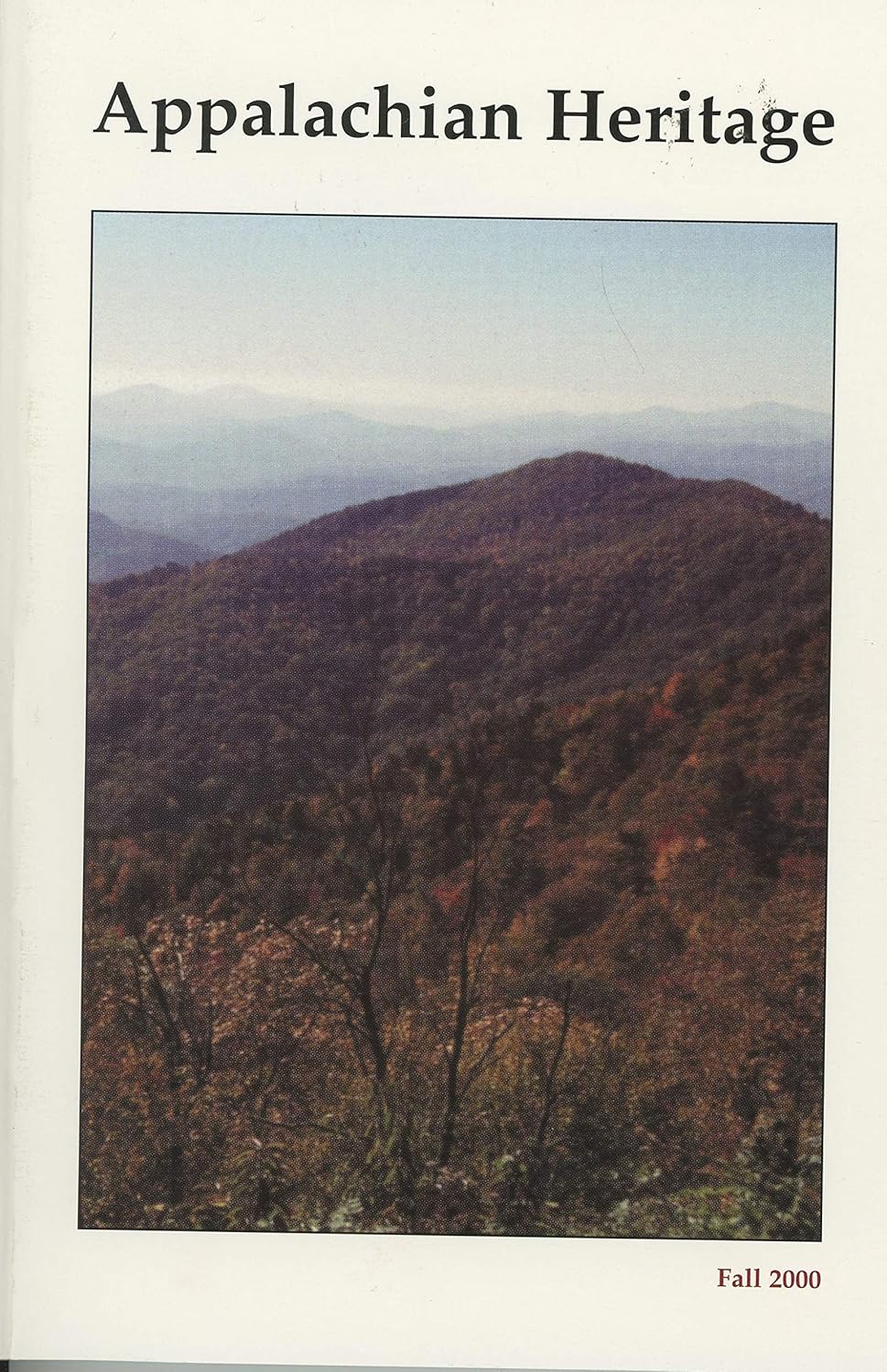 Appalachian Heritage A Magazine of Southern Appalachian Life & Culture ...