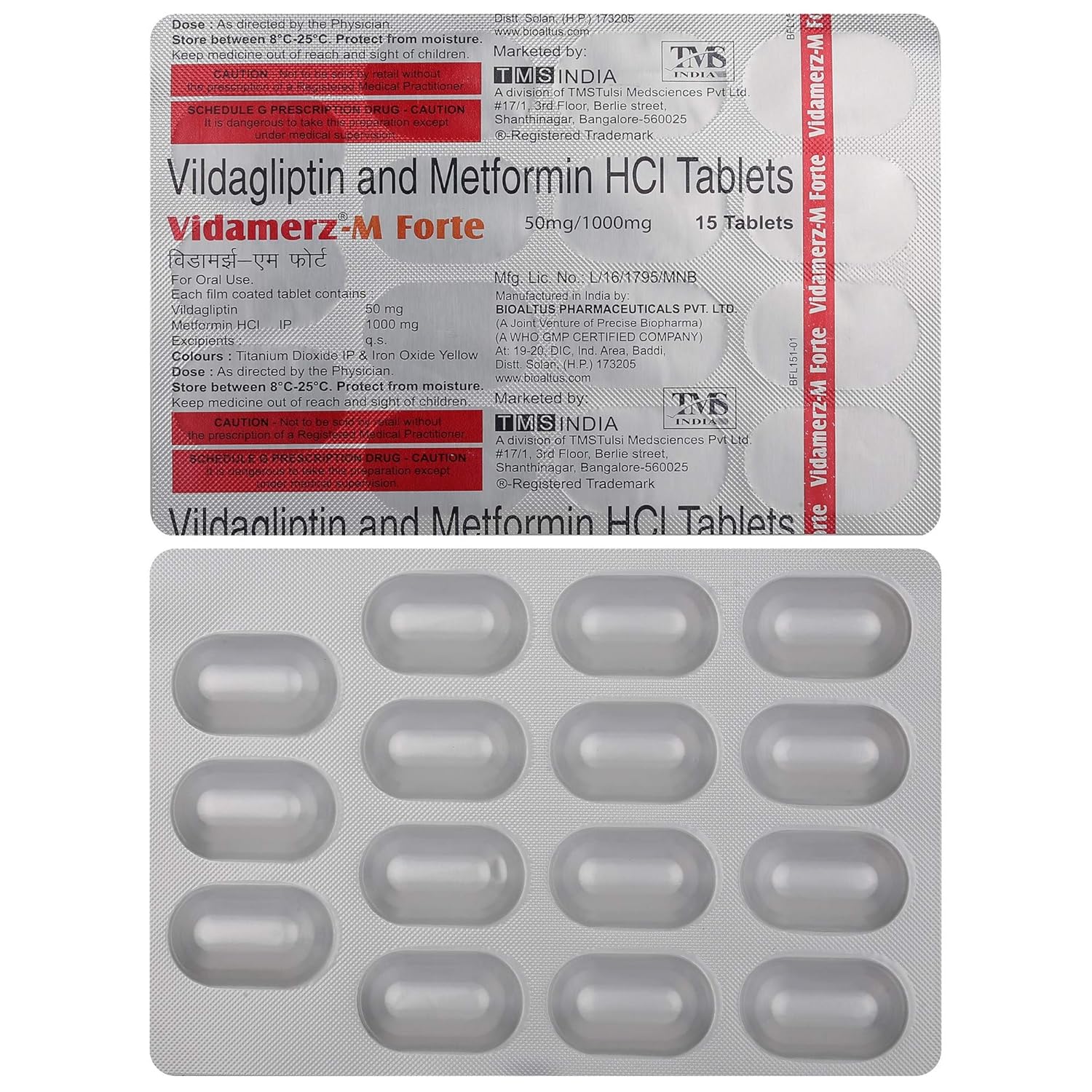 Vidamerz-M Forte - Strip of 15 Tablets : Amazon.in: Health & Personal Care