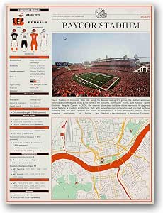 Amazon.com: Paycor Stadium Canvas Print - Cincinnati Football Fans ...