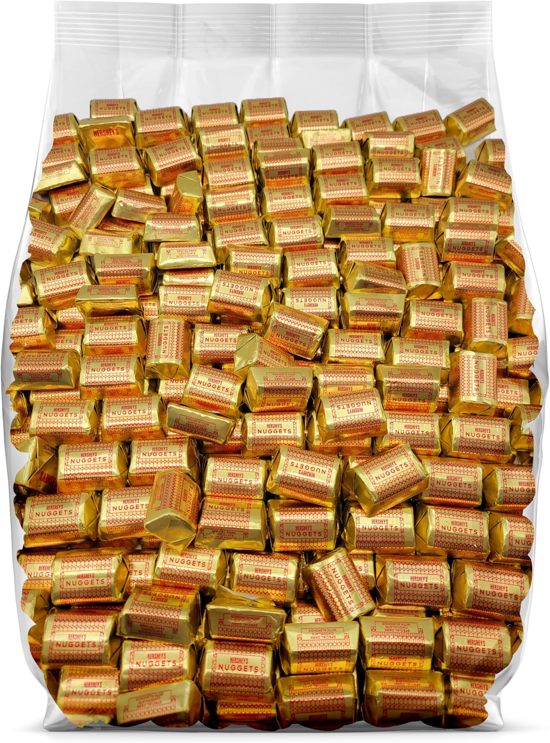 Amazon.com: Yummy Chew Hershey Nuggets Dark Chocolate with Almonds ...