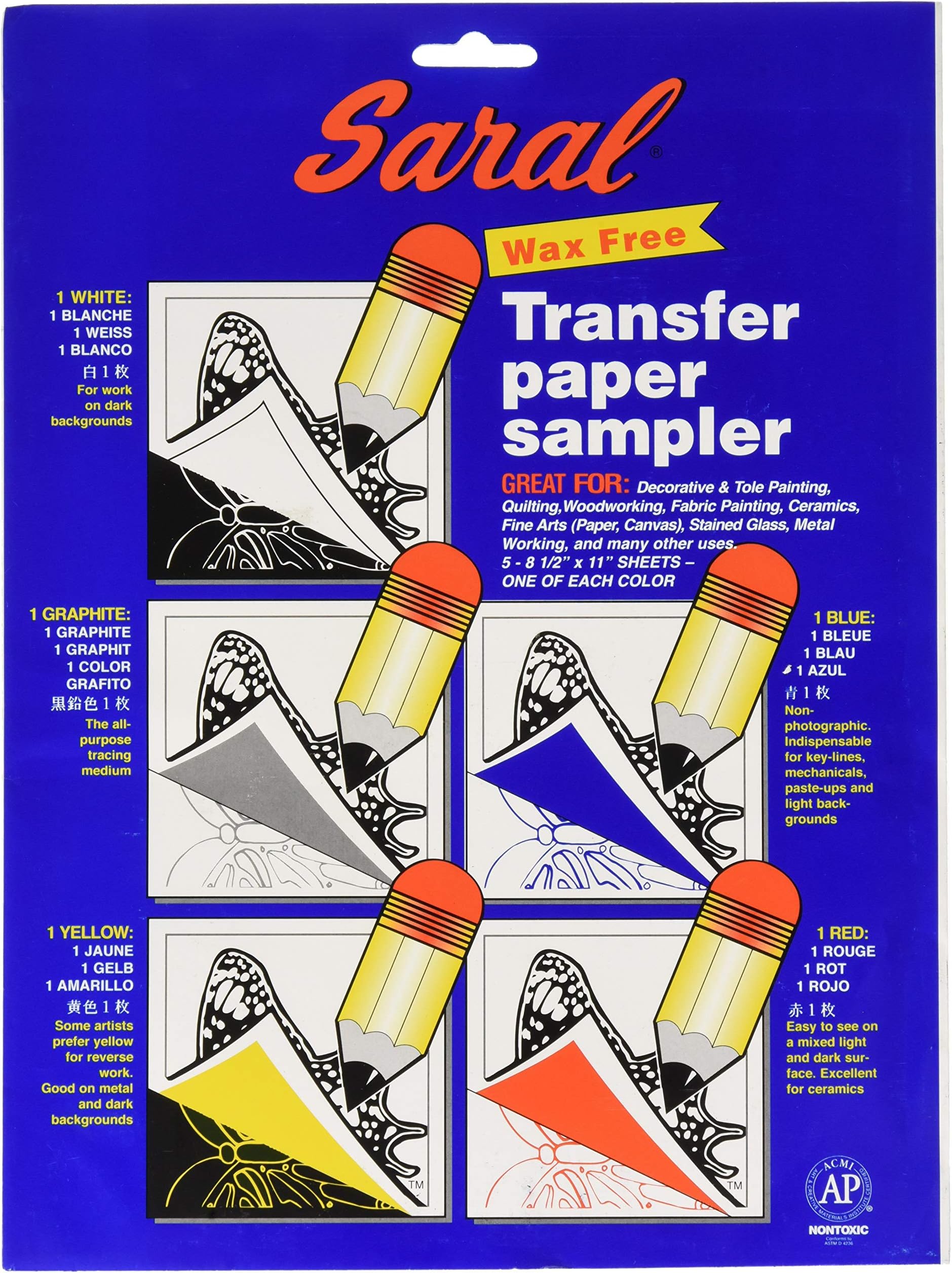 Amazon.com: Graphite SARAL TRANSFER PAPER-Tracing-Sketch-Drawing