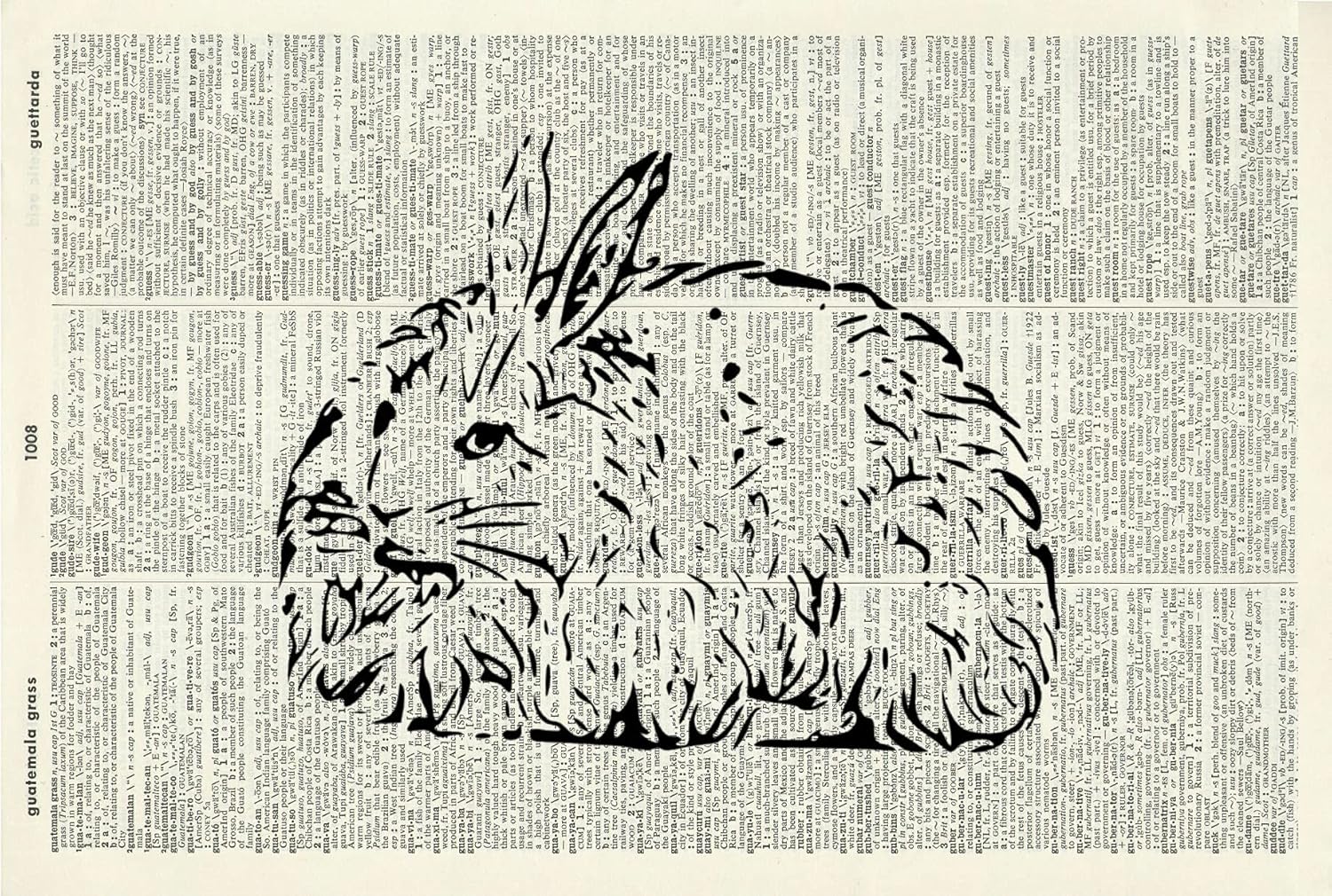 Angora Rabbit Art Print – Rabbit Illustration – Bunny Artwork ...