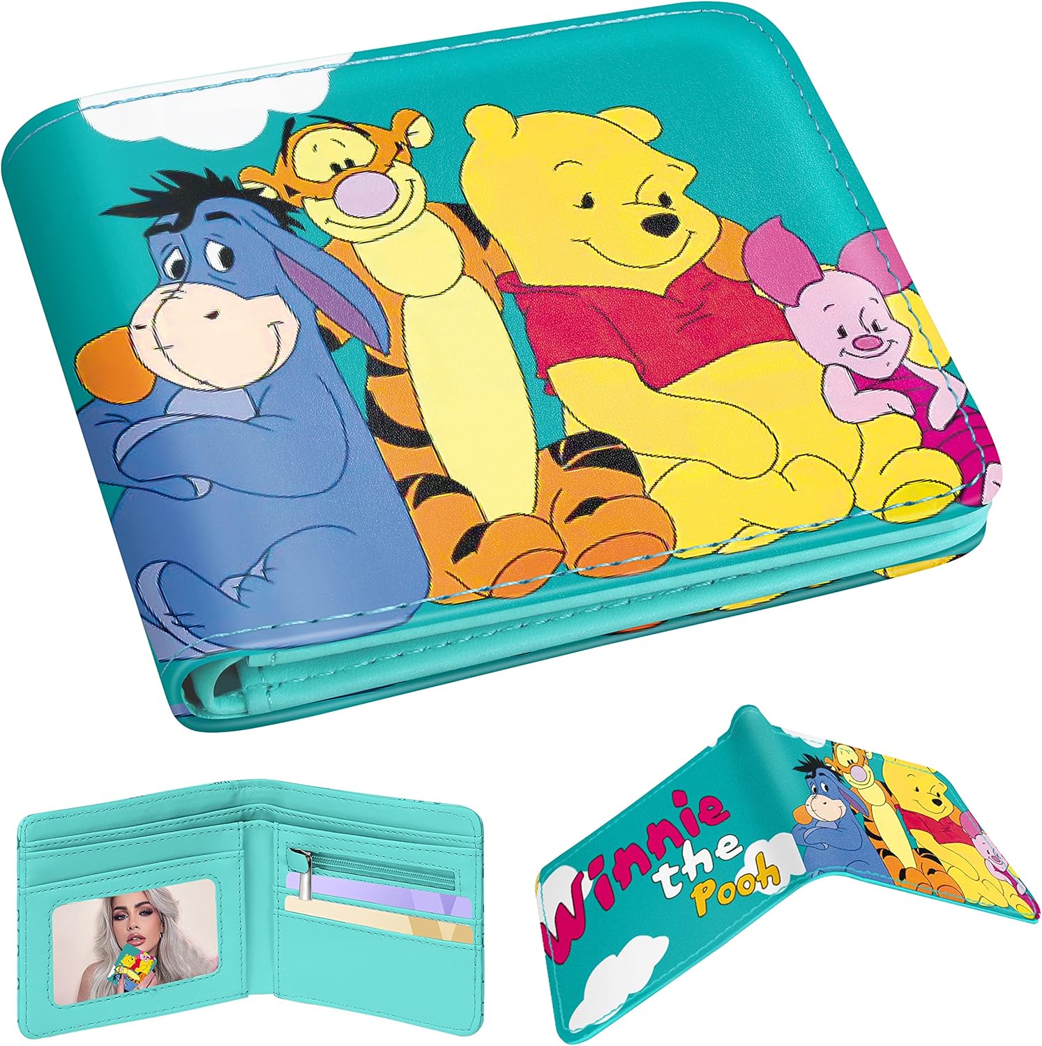 Amazon.com: Oqplog Leather Wallet for Boys Wallets for Girls Kids ...