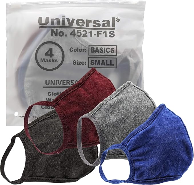 Universal Cloth Face Masks – Reusable Dust & Allergy Masks – 100% ...