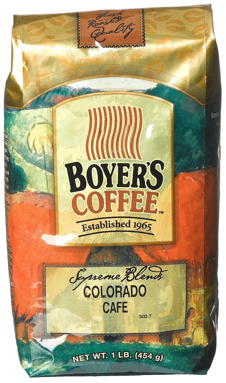 Amazon.com : Boyer's Coffee Colorado Cafe, 16-Ounce Bags (Pack of 2 ...