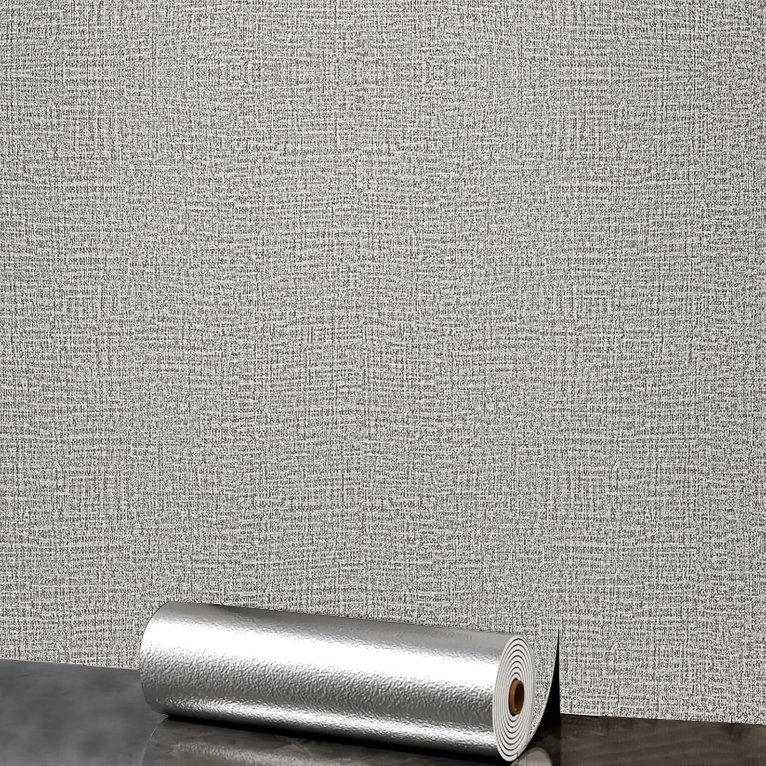 Anttyscar 3mm Thick Grey Textured Self-Adhesive Thermal Insulation ...