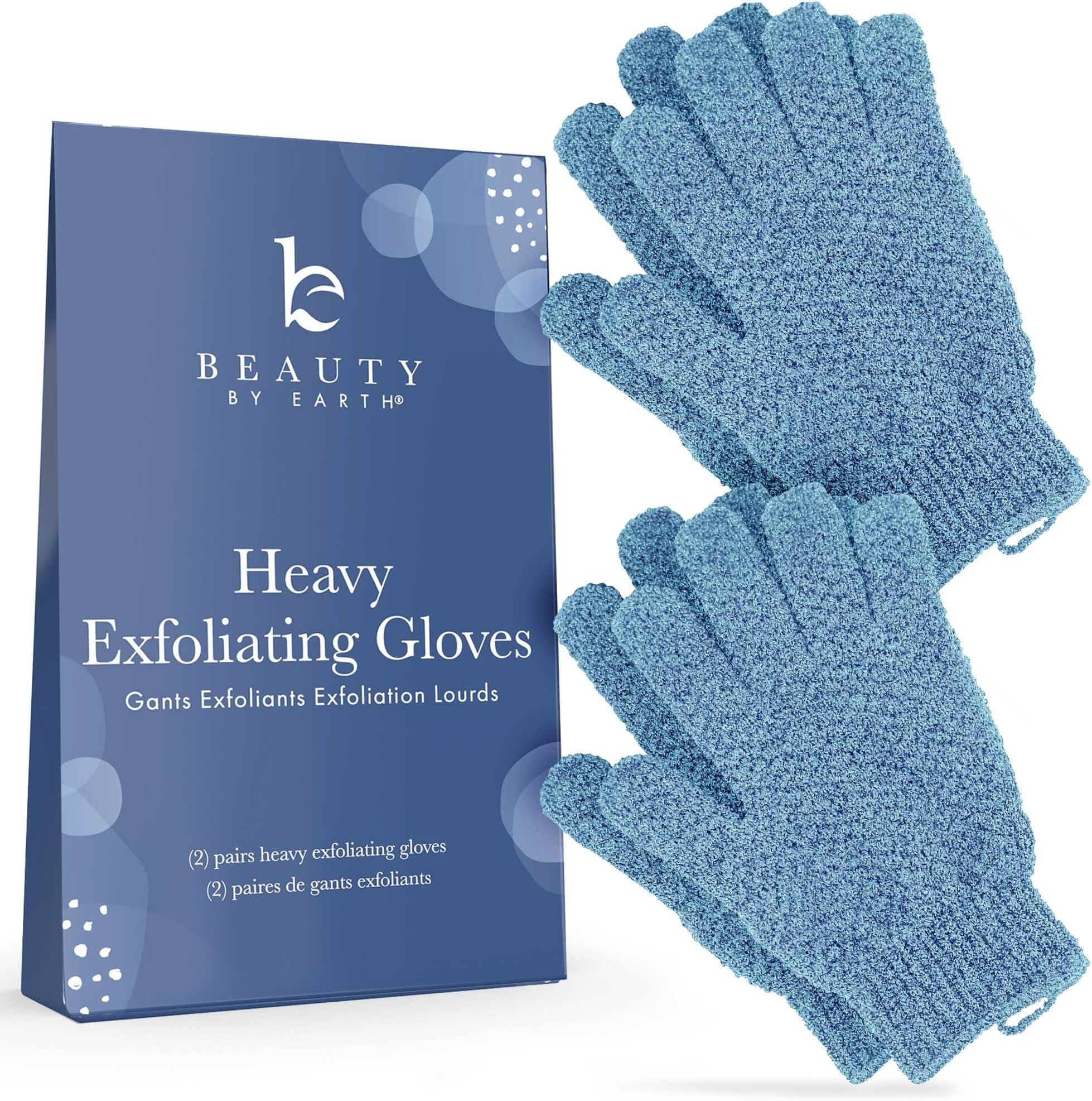 Amazon.com : Earth Therapeutics Exfoliating Hydro Gloves, Natural ...