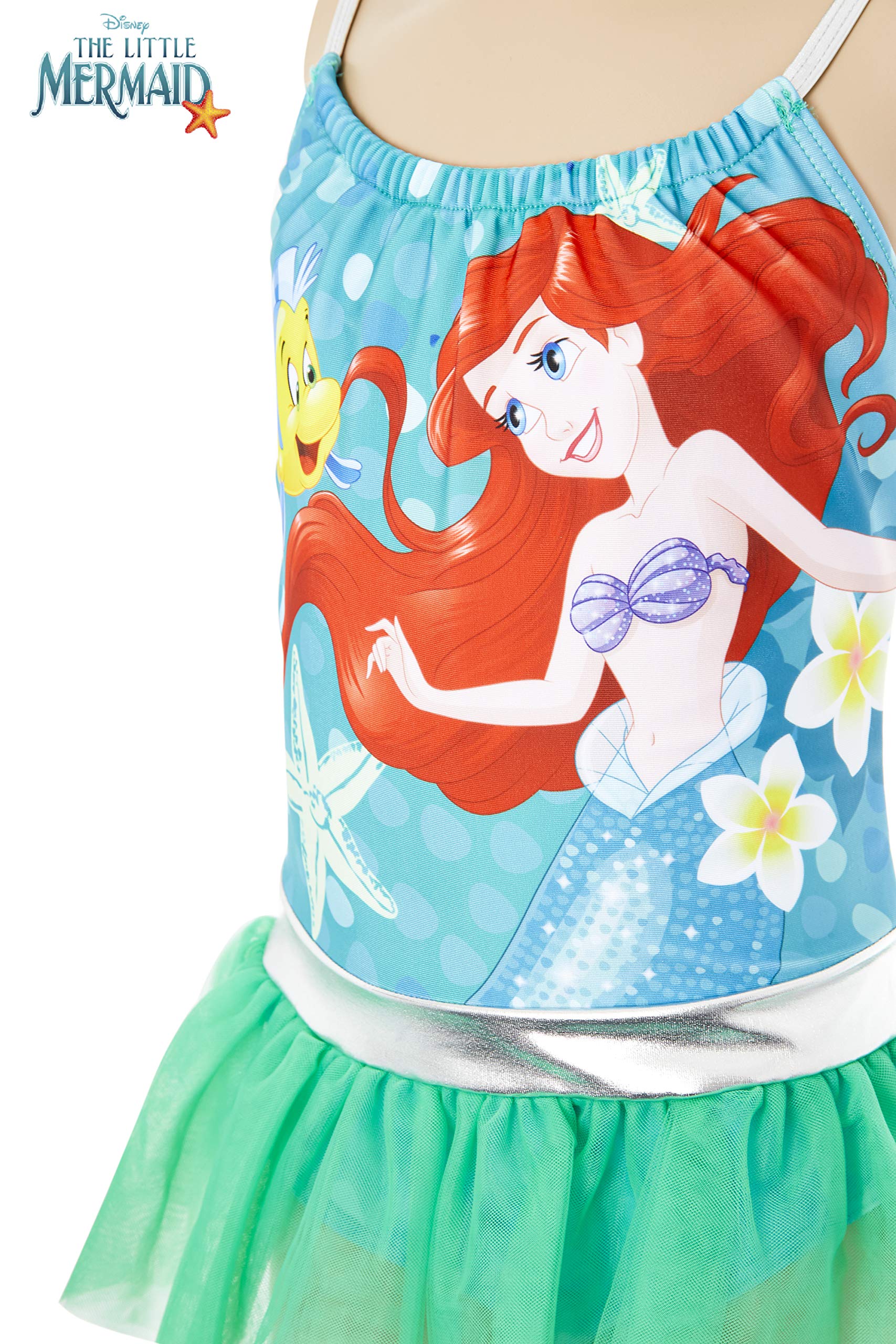 Buy Disney Girls Swimming Costume Frozen Ariel Princess Online at ...