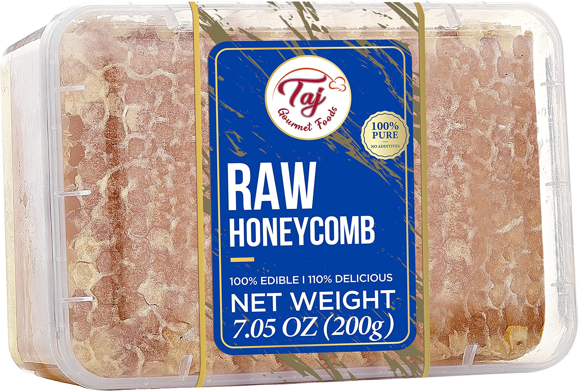 Amazon.com : Wellmade Pure Raw Gourmet Honeycomb | Turkish Honey | All ...