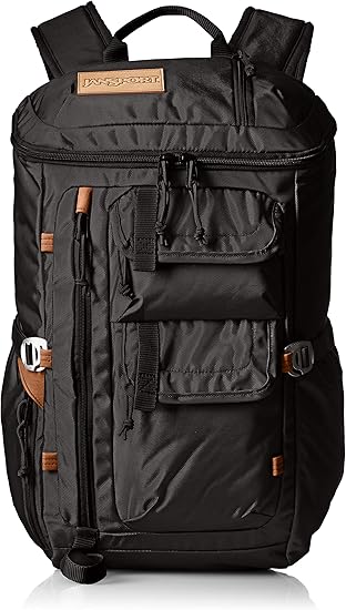 Amazon.com: JanSport Watchtower Laptop Backpack - Black Ballistic Nylon ...