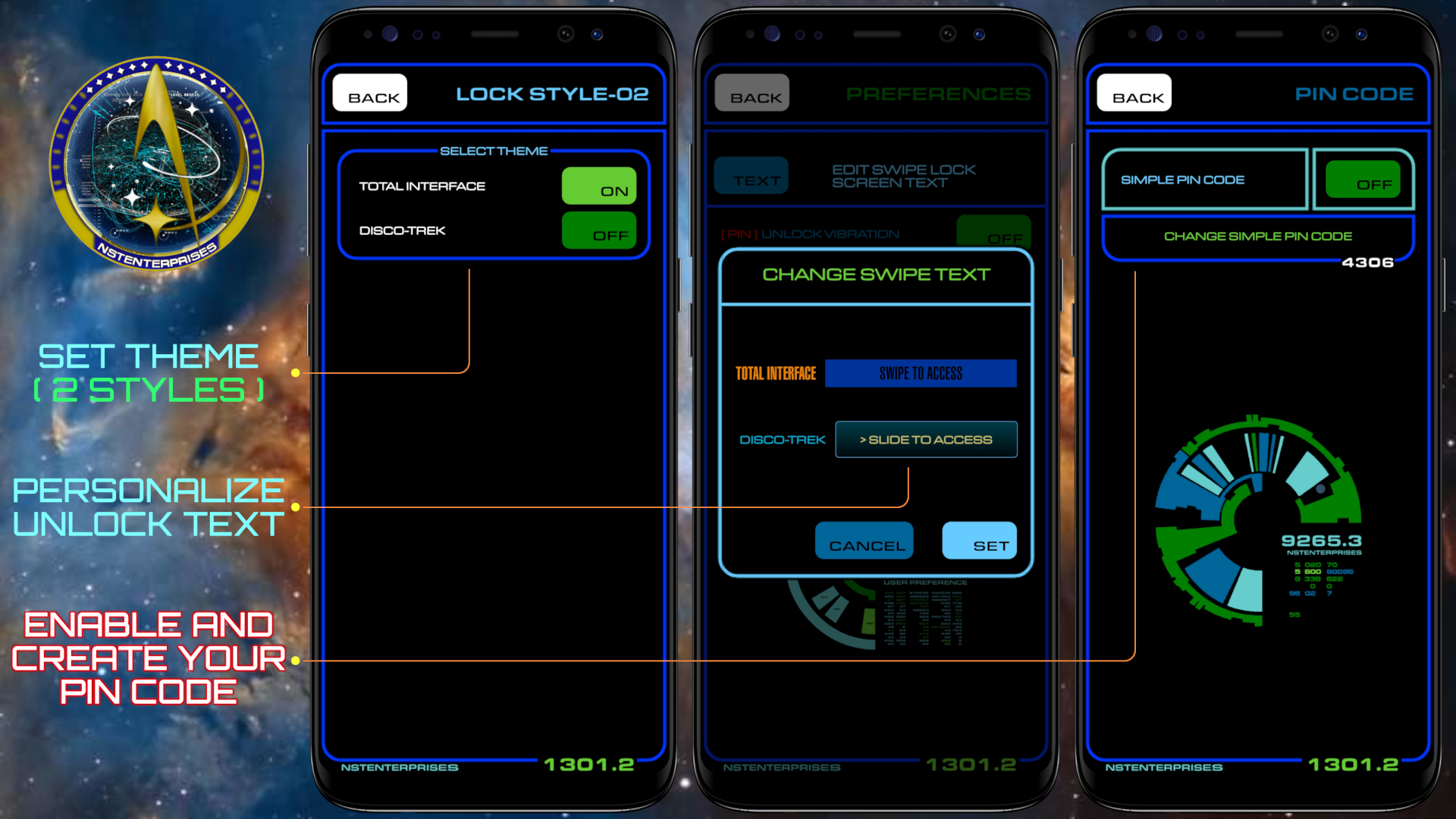 TREK: Lock Screen:Amazon.com:Appstore for Android