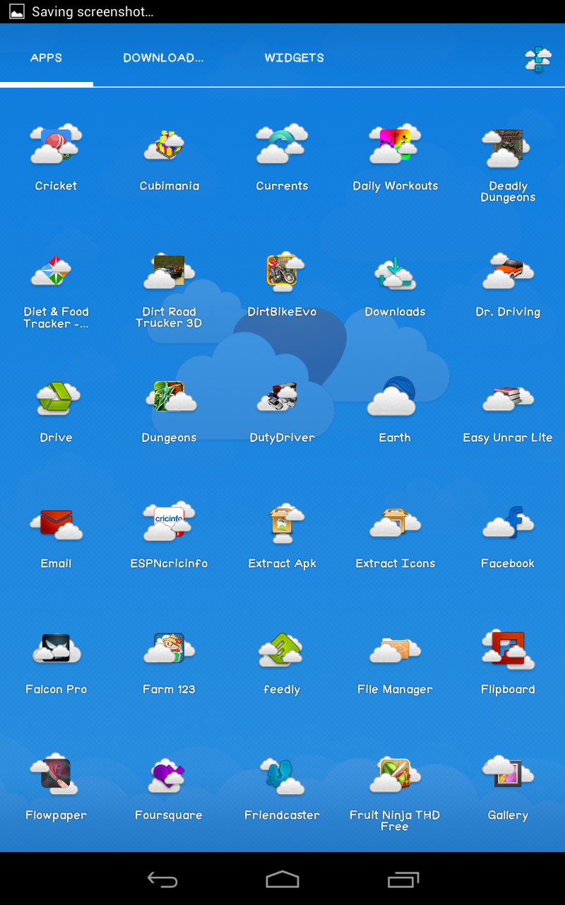 Cloud Love APEX/ADW/GO Theme - App on Amazon Appstore