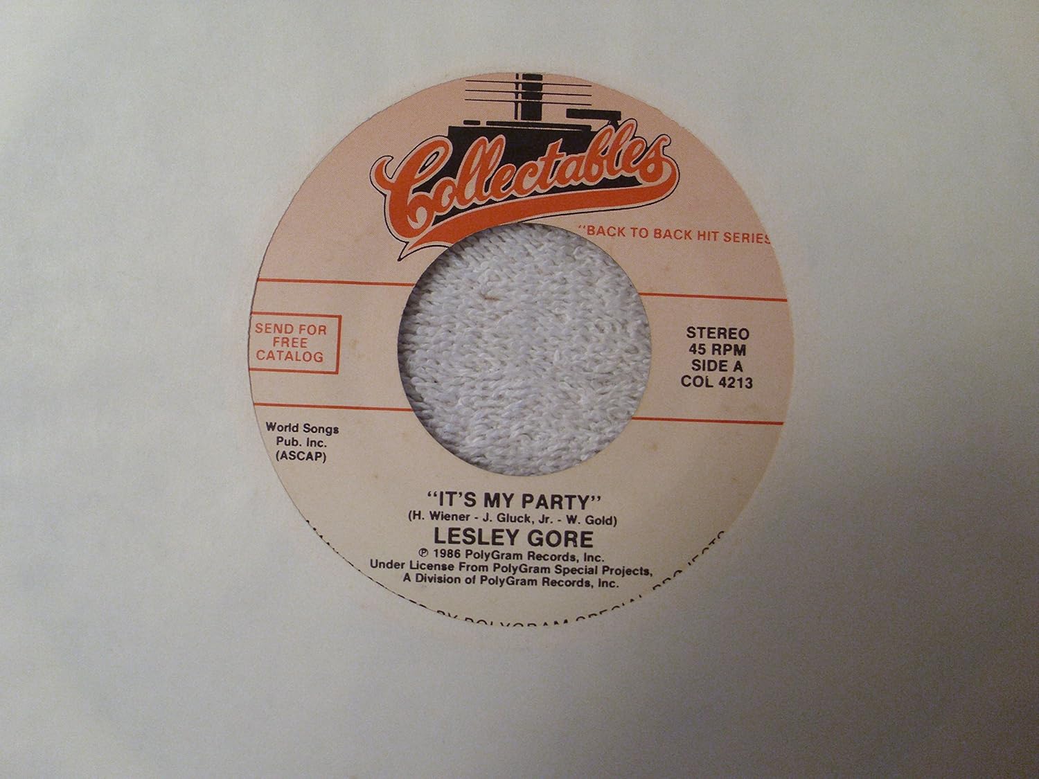 Lesley Gore - It's My Party / Maybe I Know Collectables Reissue 45 ...