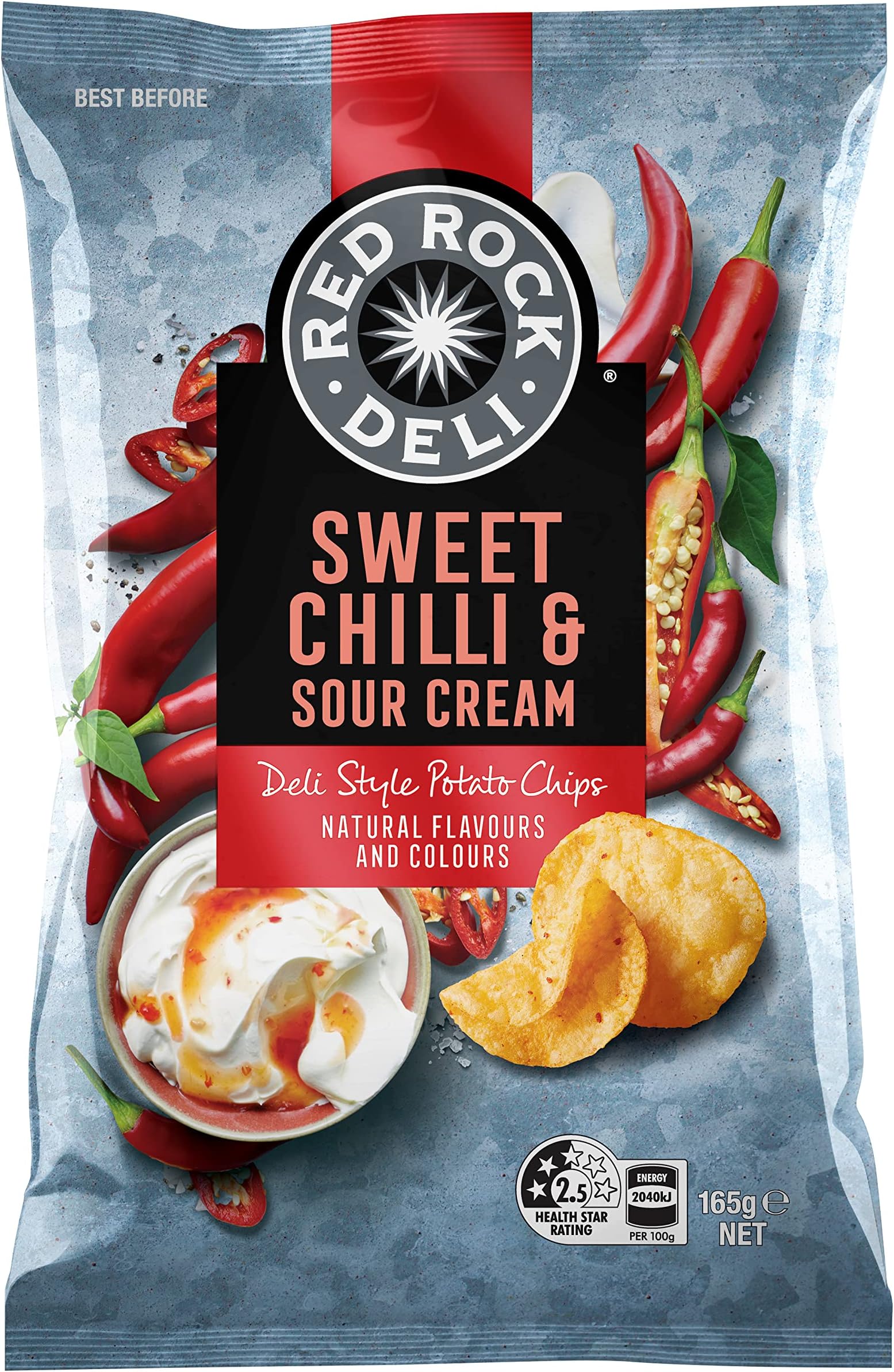 Amazon.com: Red Rock Chip Sweet Chilli and Sour Cream 165g