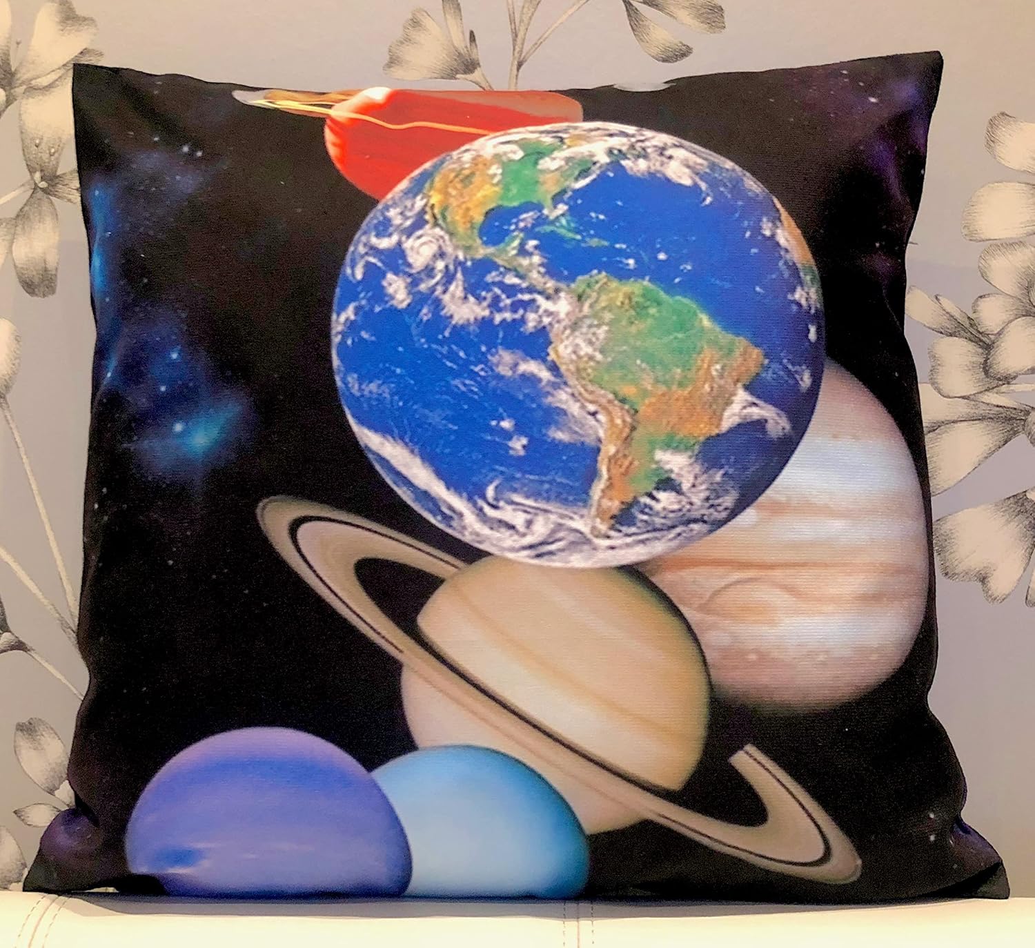 EZB Space Themed Scatter Cushion Cover | Unique Design | Boys & Girls ...