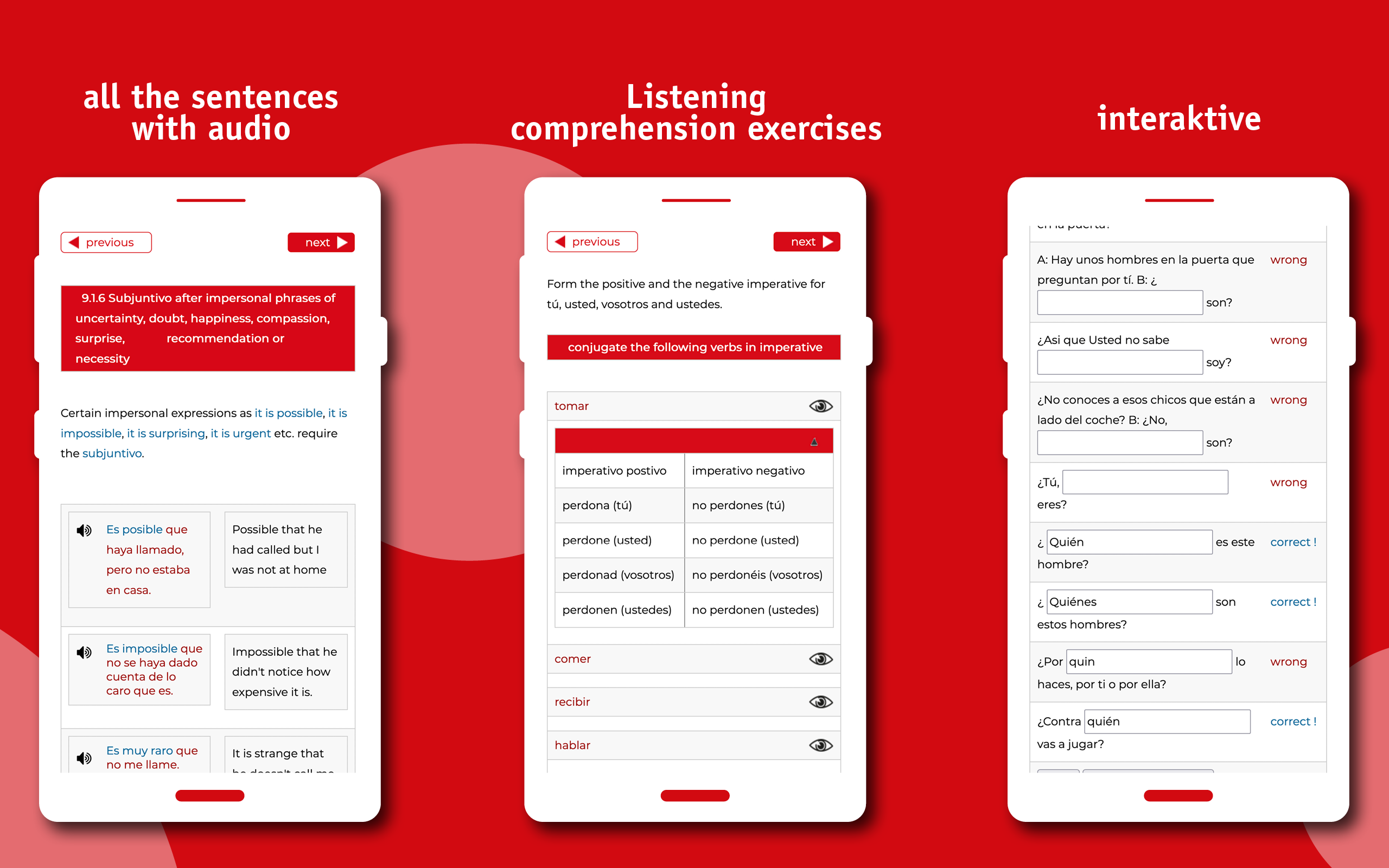 spanish course for people who are serious about learning spanish - App ...