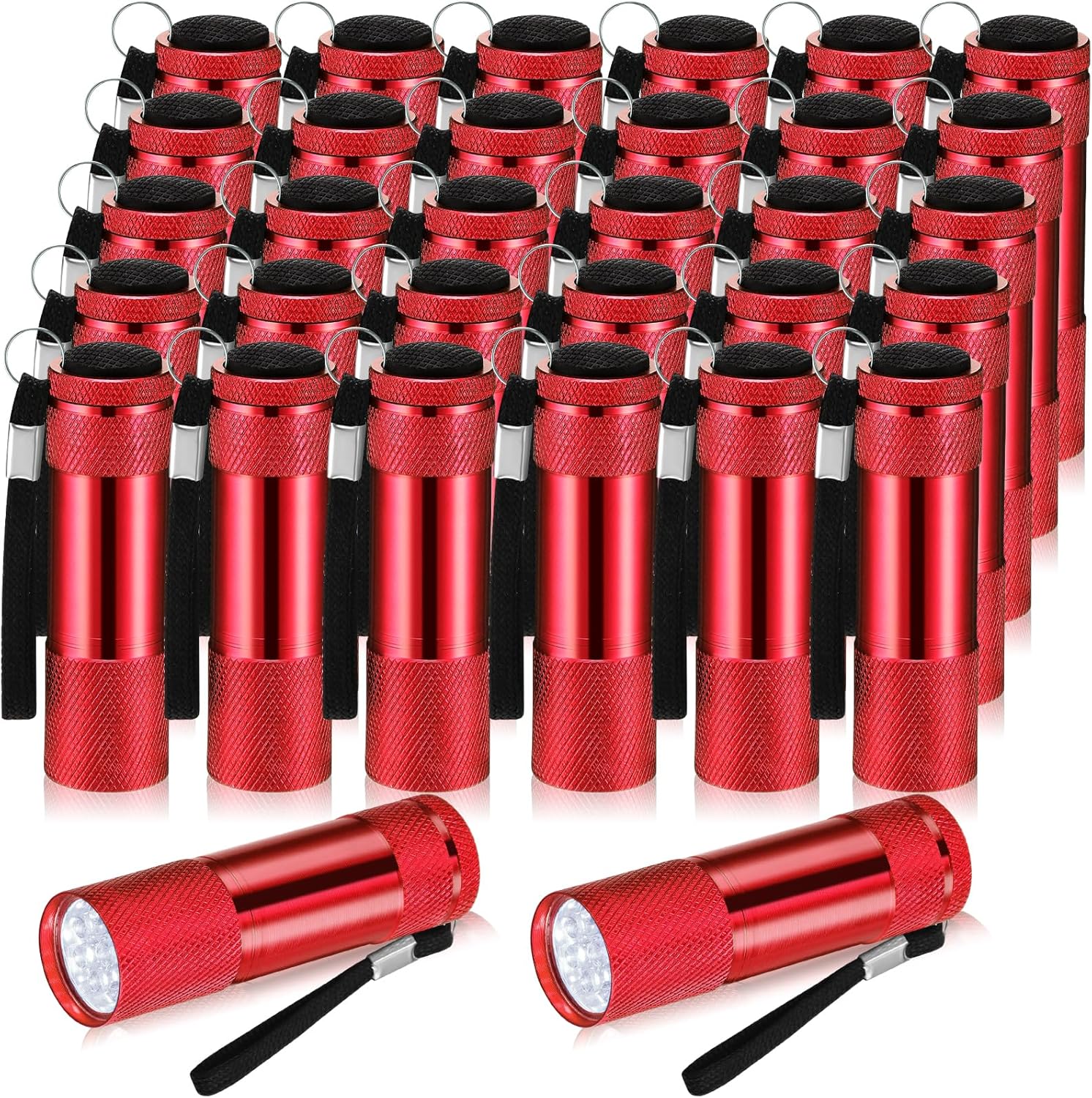VIHOSE 32 Pcs Mini Flashlights Bulk, Bright Aluminum Handheld Flash ...