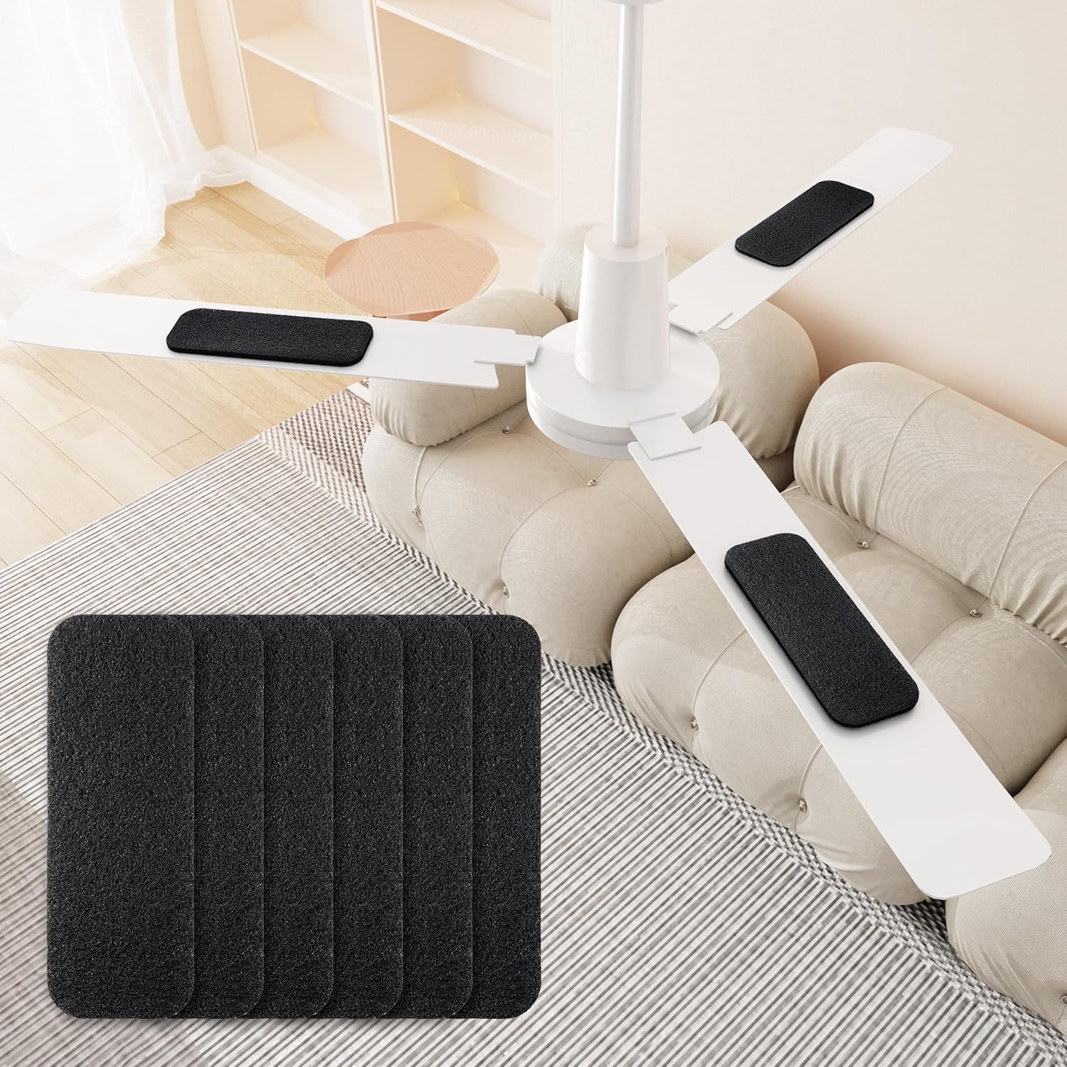 EasyAcc Ceiling Fan Filter - Activated Coconut Shell Carbon Air Filters ...