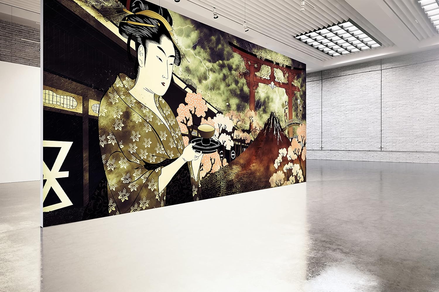 Amazon.com: Geisha in Japan Wall Mural Wallpaper Wall Art Peel and ...