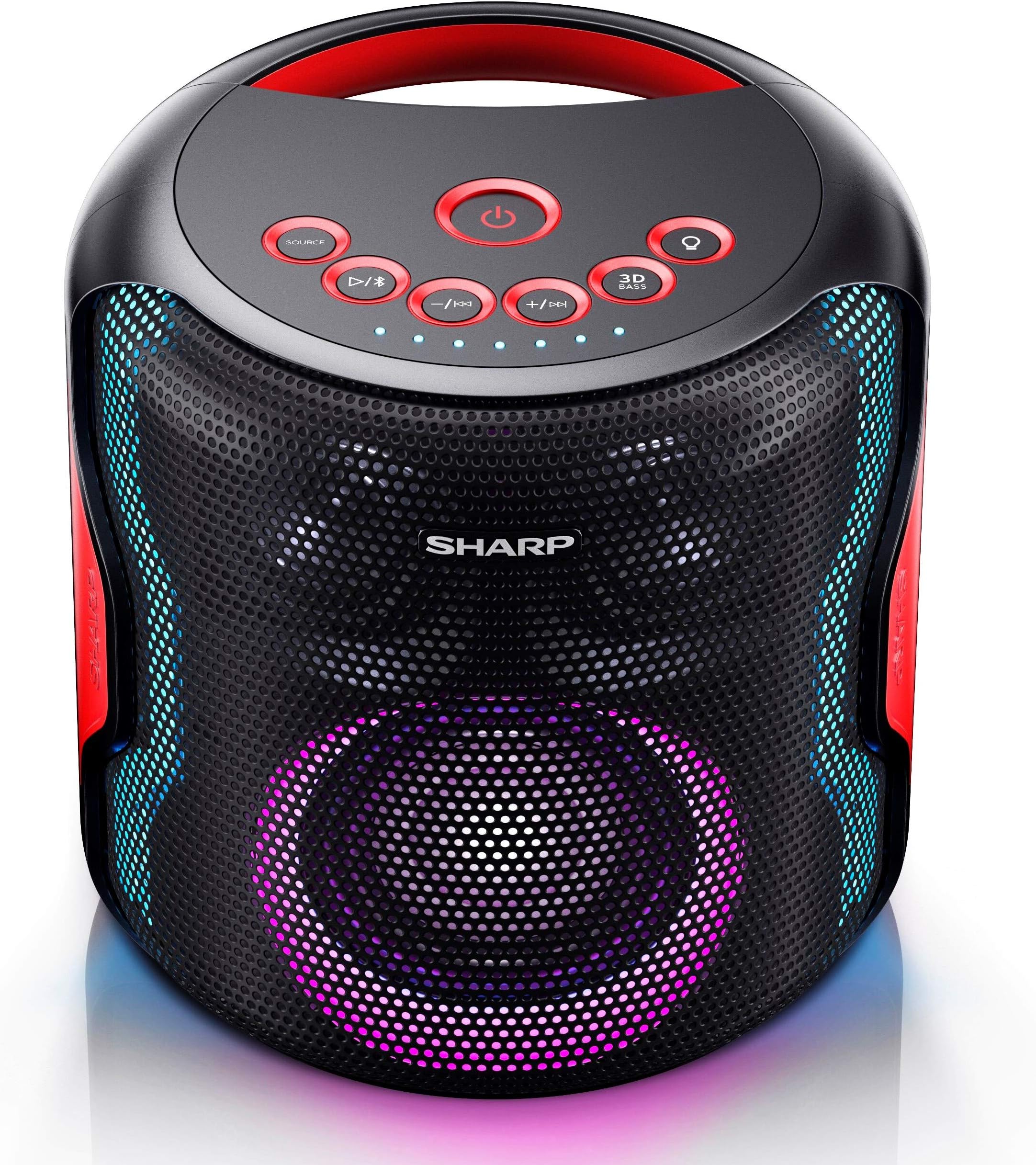 SHARP PS-921 (BK) Partylautsprecher, 14 Stunden Wiedergabezeit ...