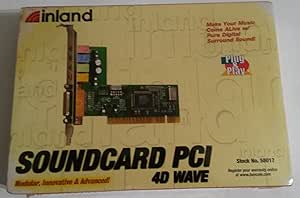 Inland Thunder Sound PCI Sound Card - 4 Channel (4.1 Wavetable) : Buy ...