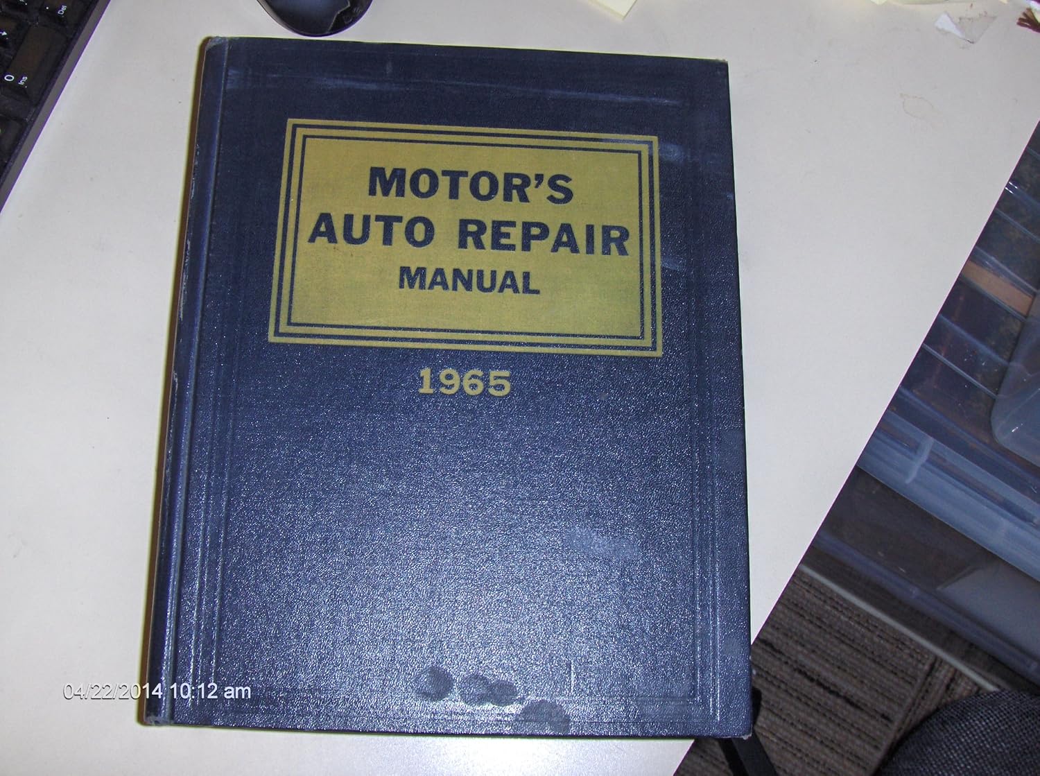 Motor's Auto Repair Manual 28th Edition (1965) 1958-65 mechanical ...